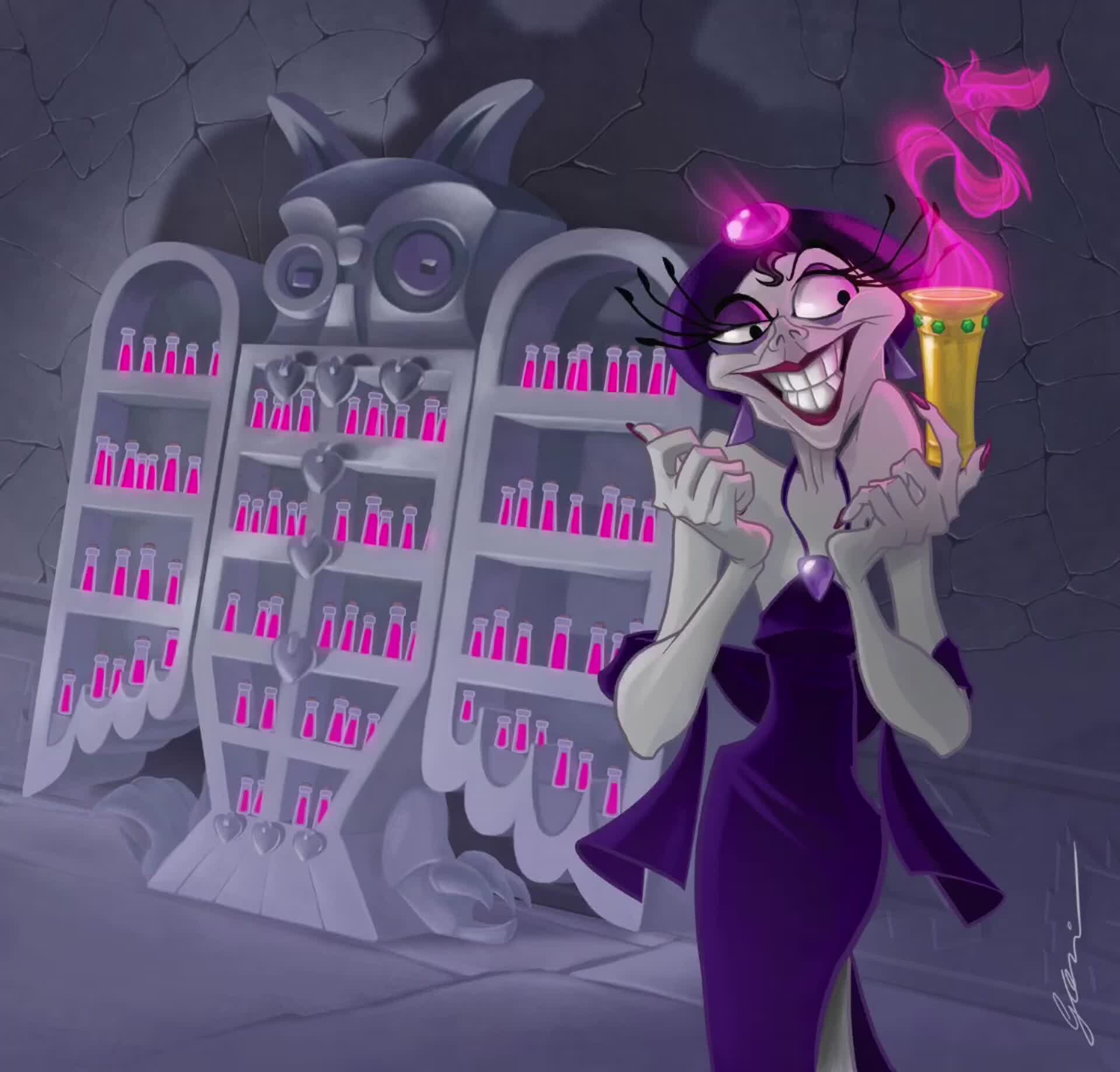 ArtStation - Yzma - test for Disney Lorcana. Card Game