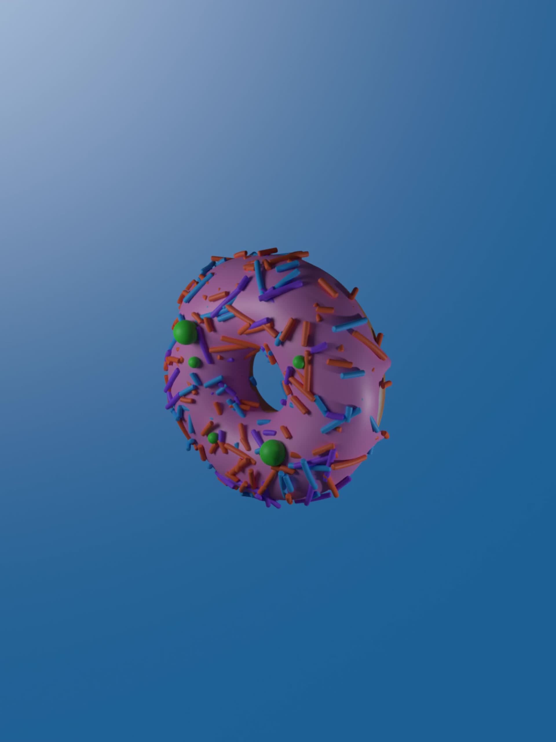 ArtStation - Rotating Doughnut