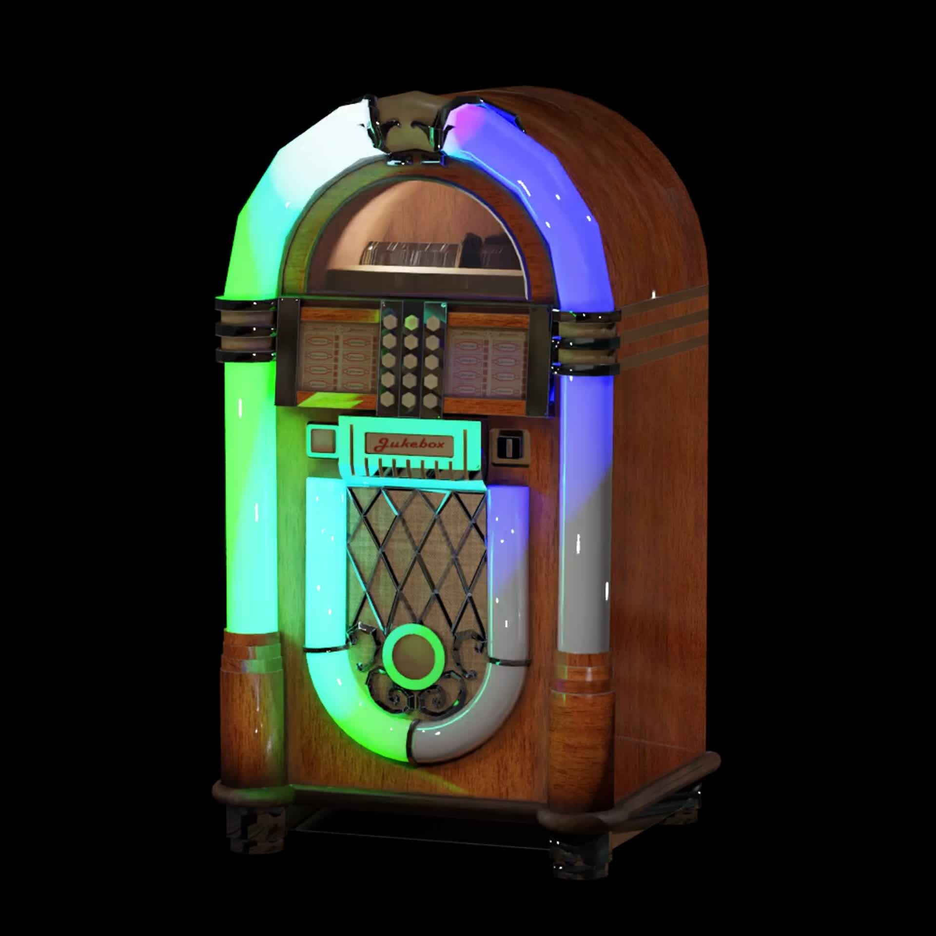 ArtStation - Wurlitzer Jukebox