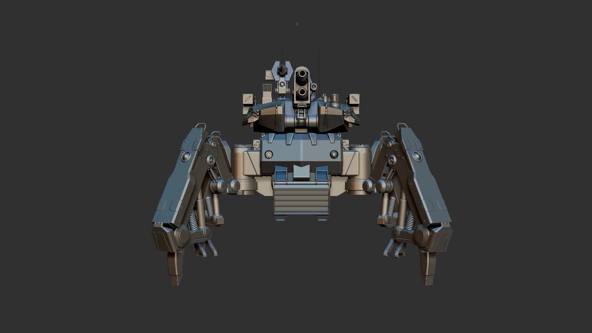 ArtStation - MBT-700 Fire Walker by Karanak [Student Work]