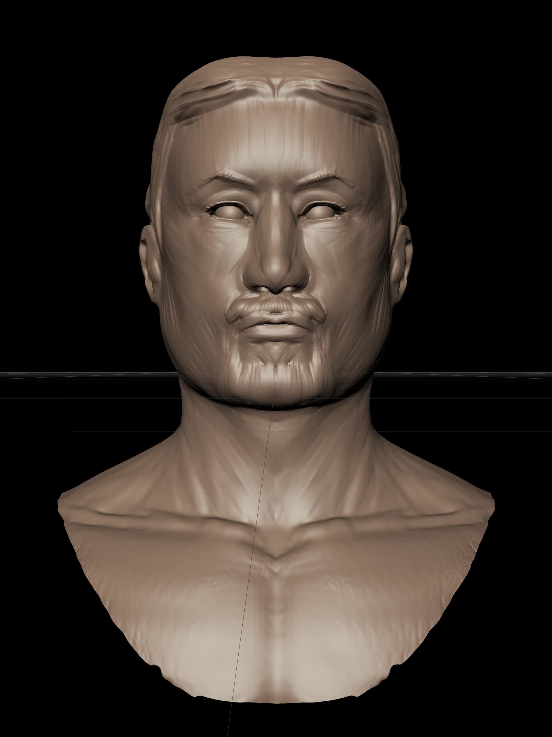 ArtStation - Mudbox Bust Sculpture