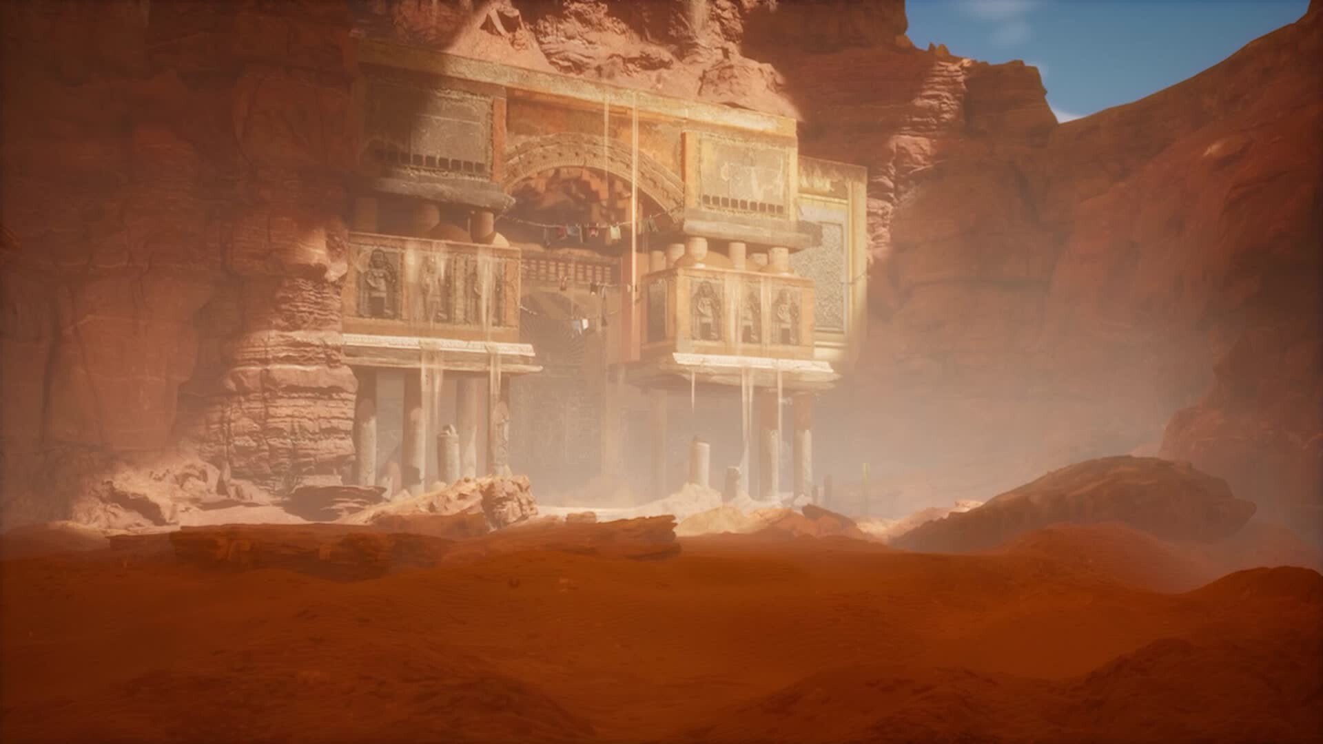 ArtStation - - The desert temple of Dinarah