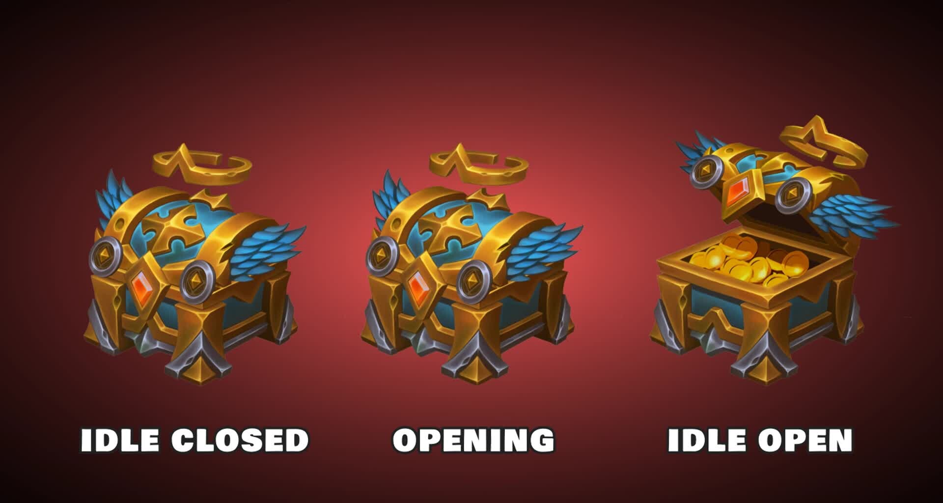 ArtStation - Chest opening animation