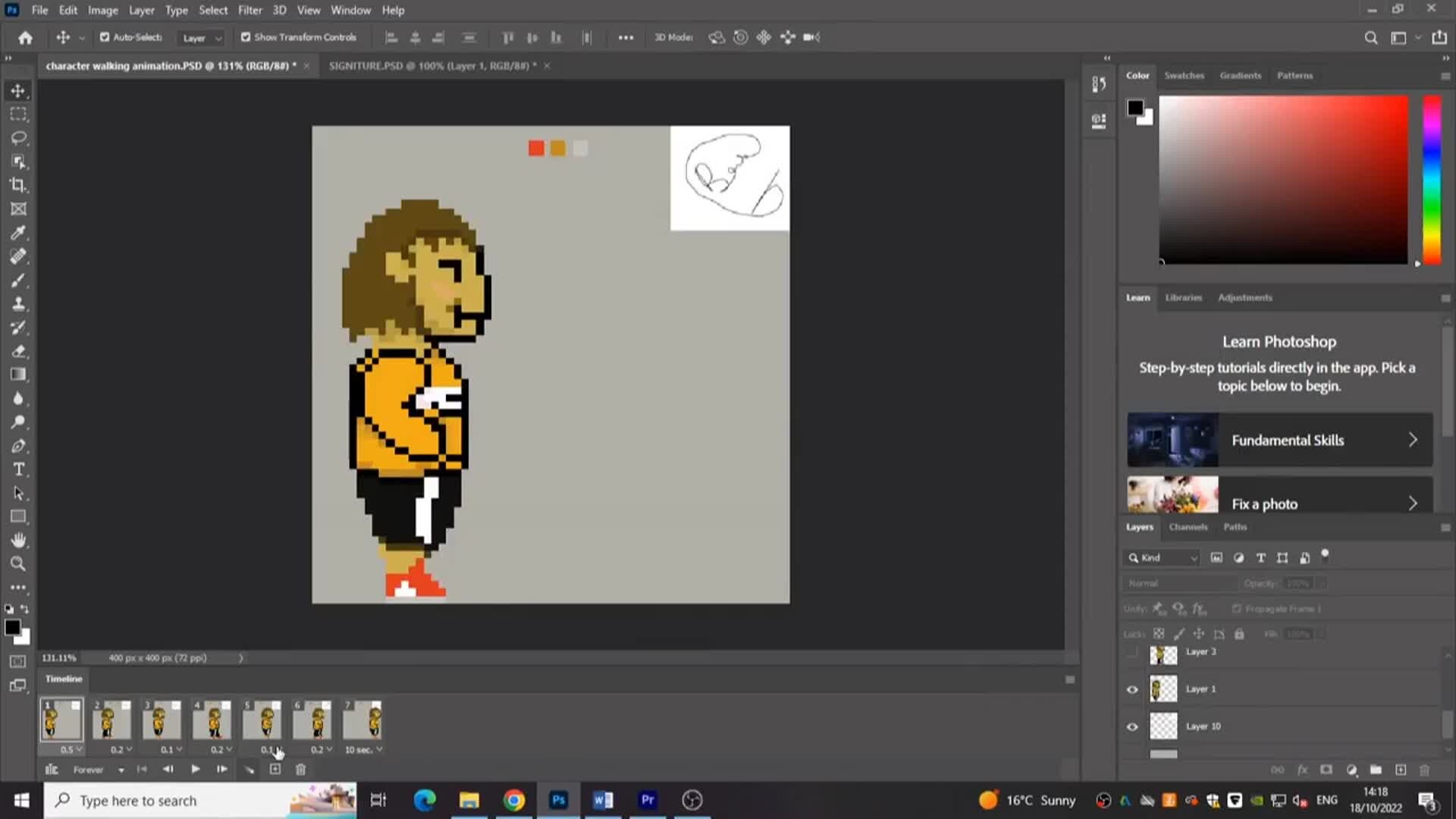 ArtStation - character walking animation