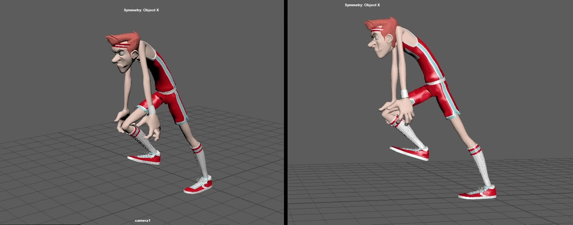 ArtStation - Angry walk cycle with heavy gait