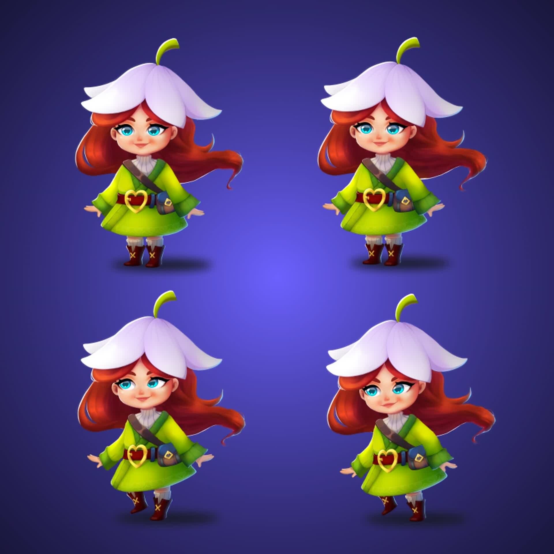 ArtStation - Magic girl character animation