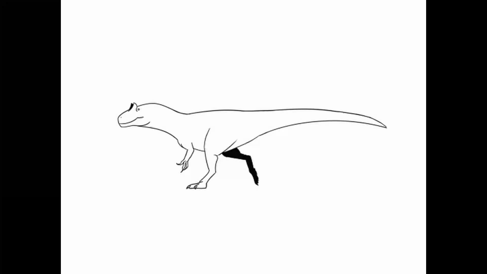 ArtStation - Allosaurus Animation Test