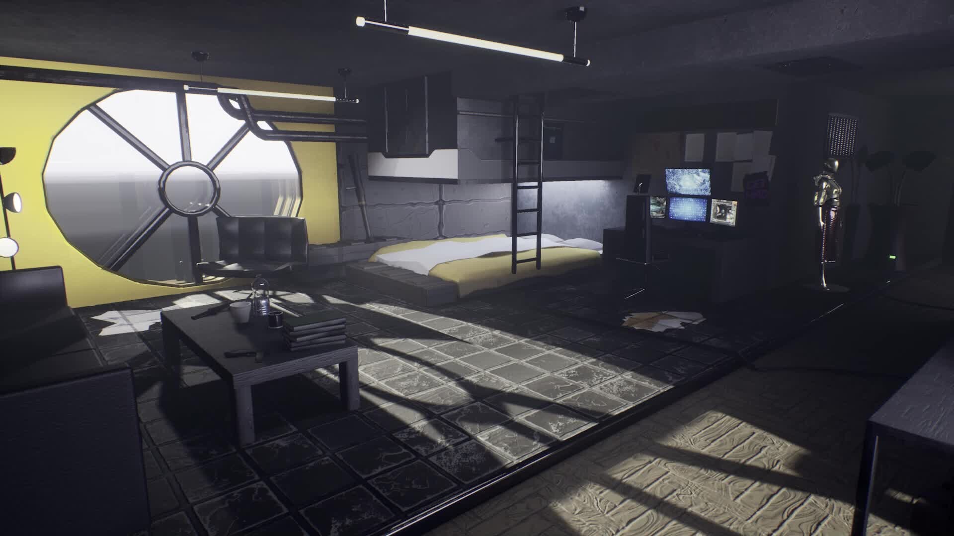 ArtStation - Cyberpunk Apartment