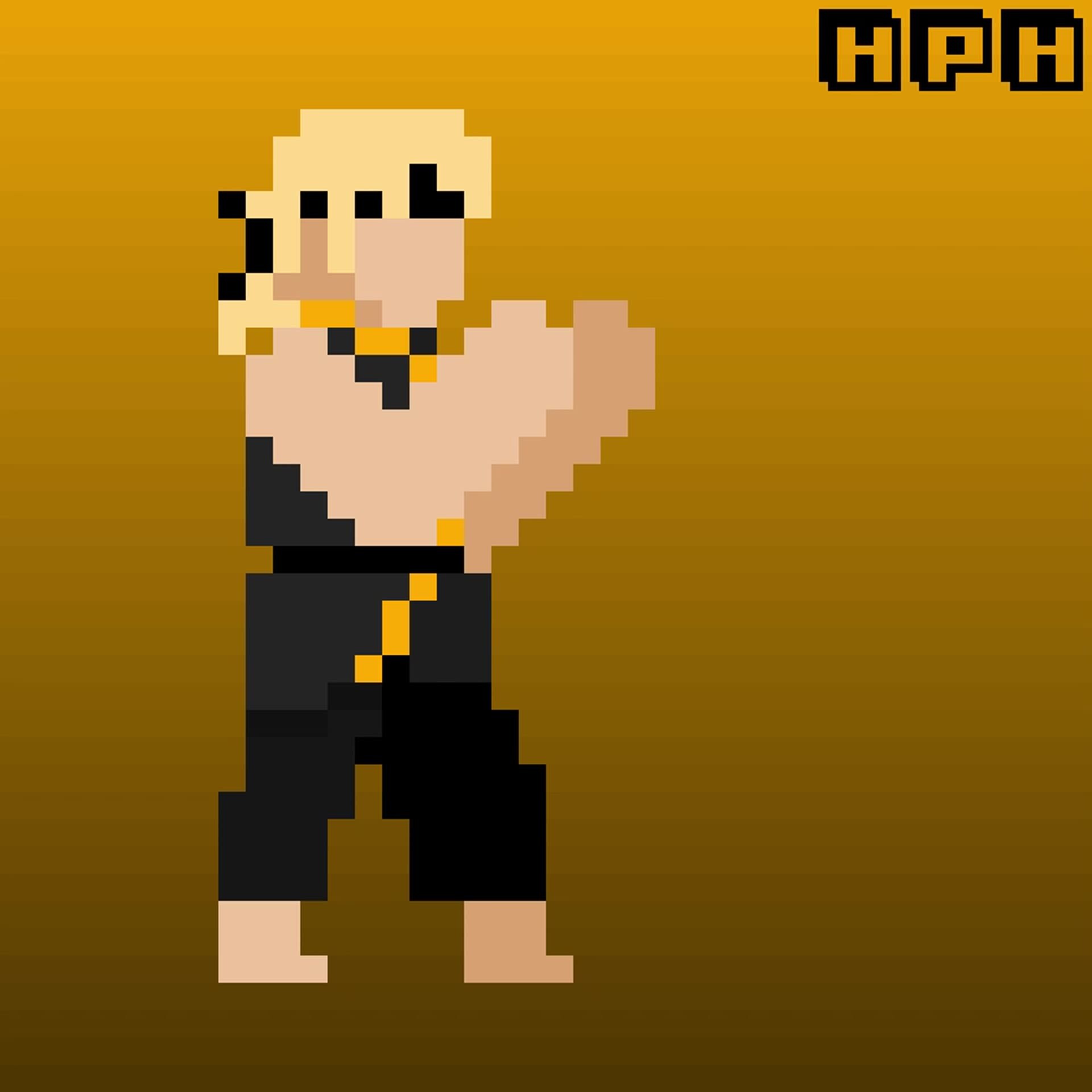 ArtStation - Pixel Johnny Lawrence (Karate Kid, 1984)