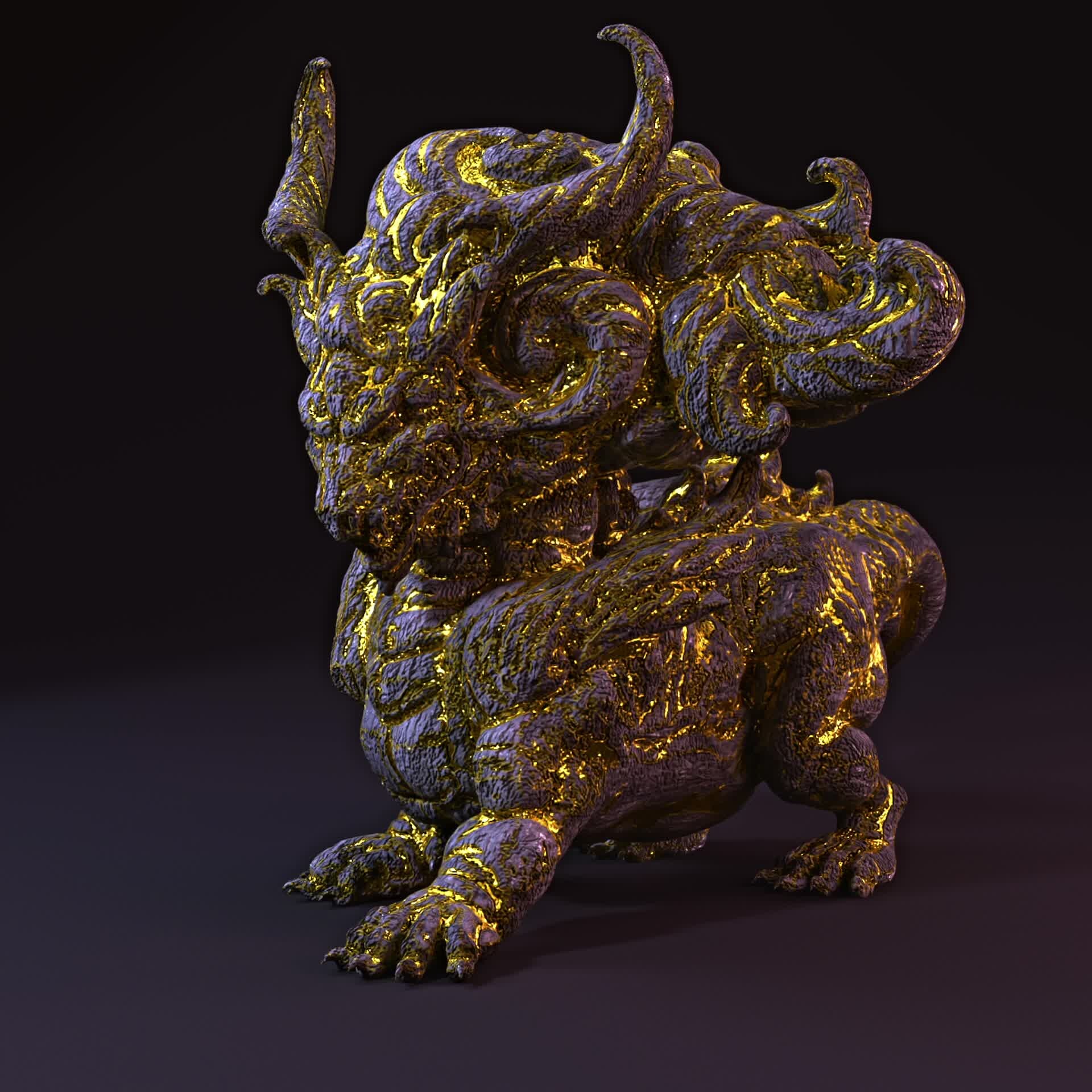 ArtStation - Gold shifting