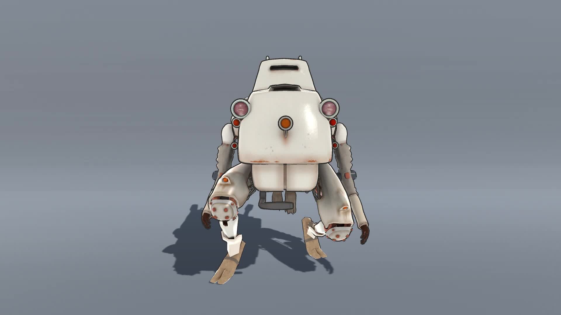 ArtStation - White Rabbit on Character Turntable, Toonshaded