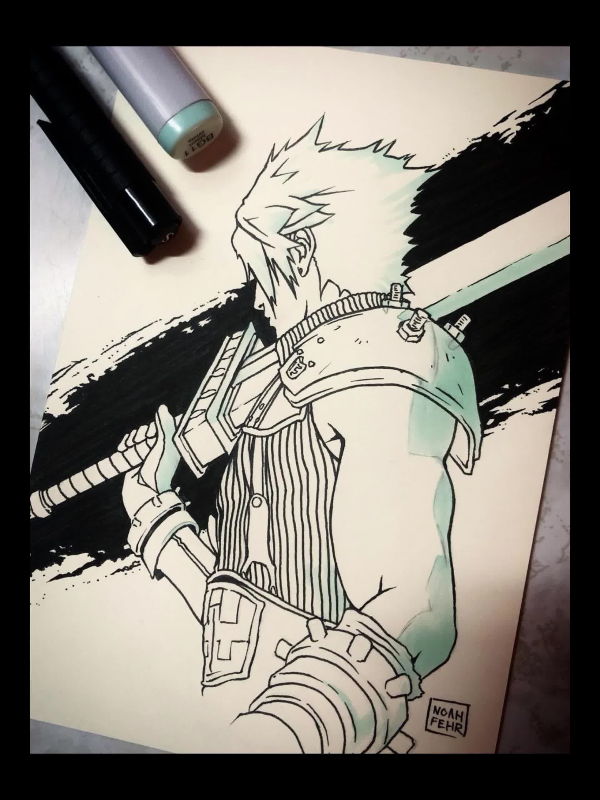 ArtStation - Anime glow art