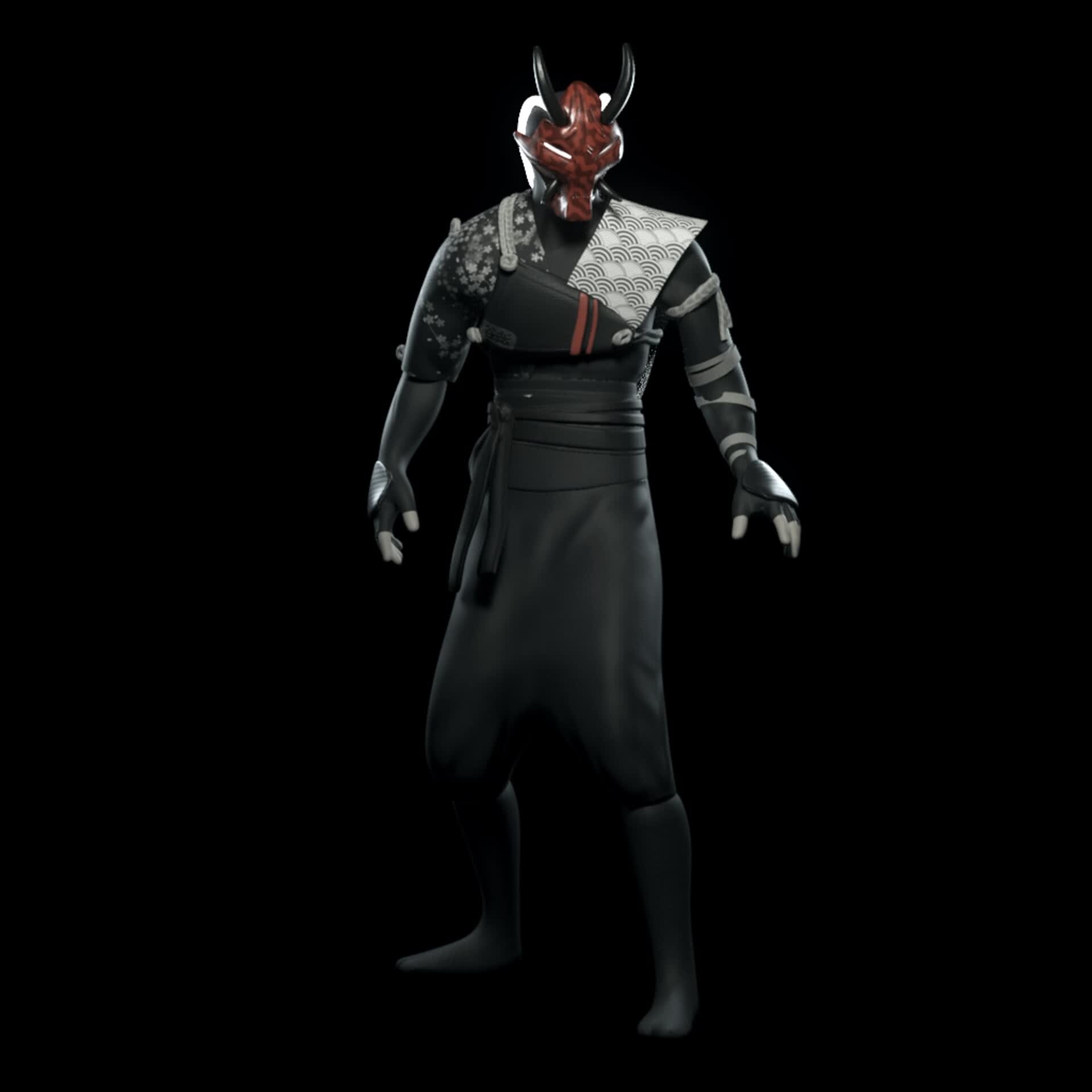 ArtStation - Ninja model.