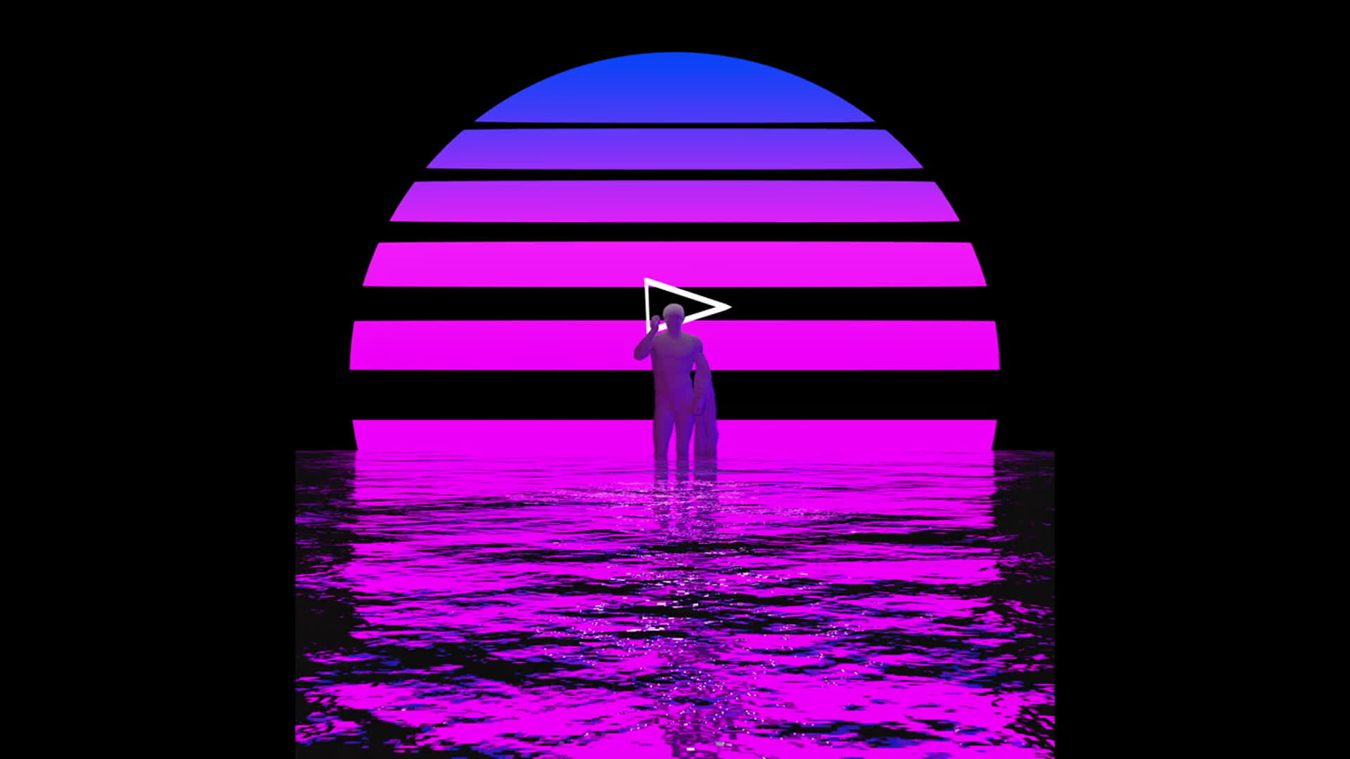 ArtStation - Synthwave Visualization