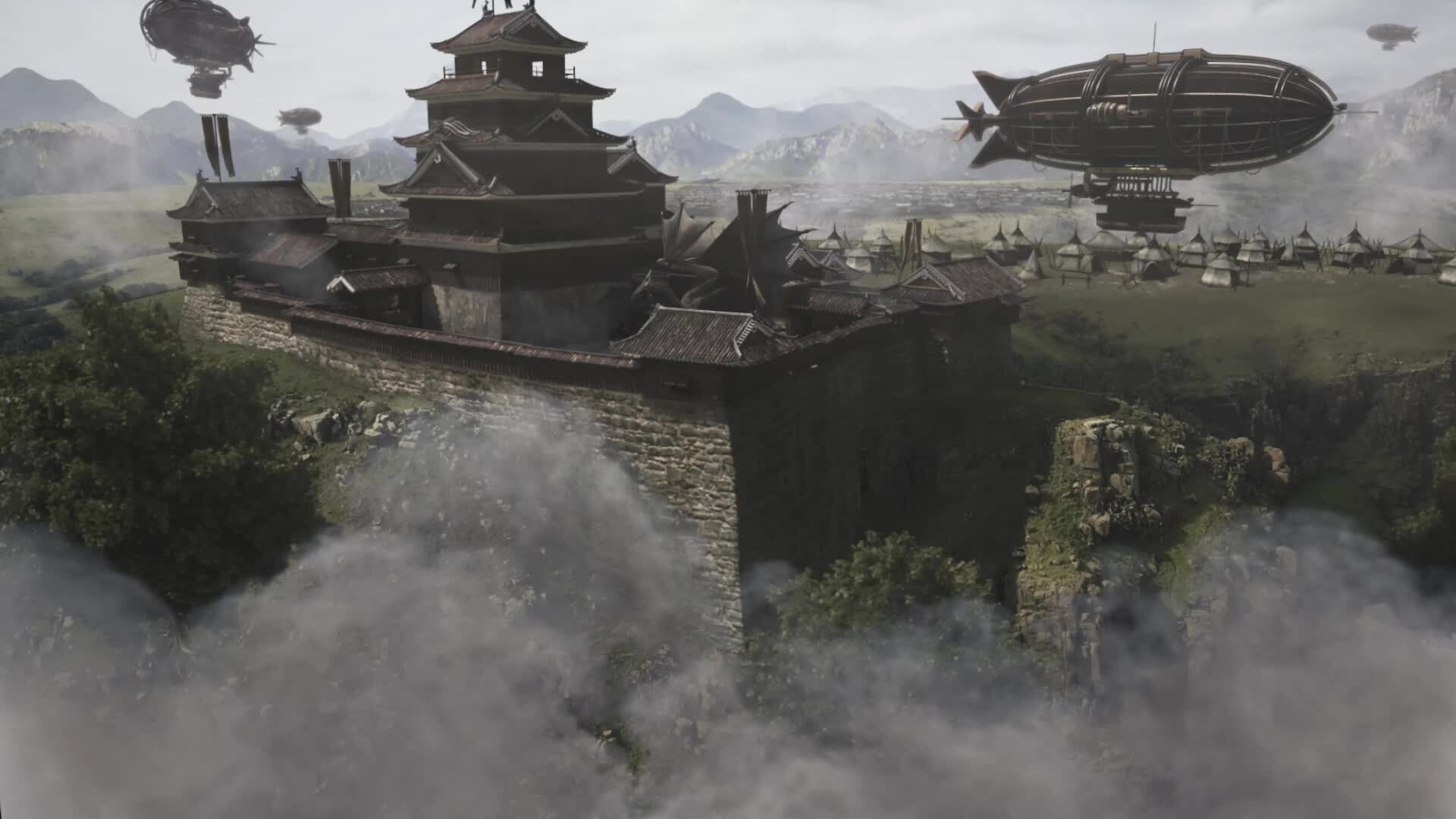 ArtStation - Fantasy Castle Matte Painting