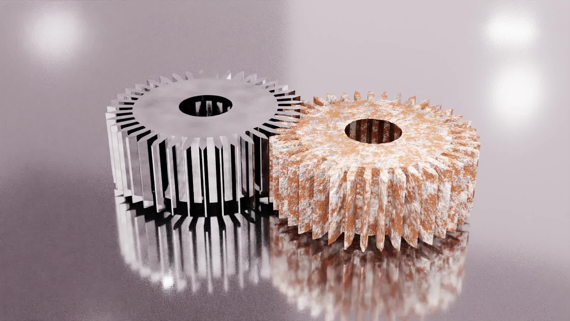 ArtStation - Mechanical Gear system animations