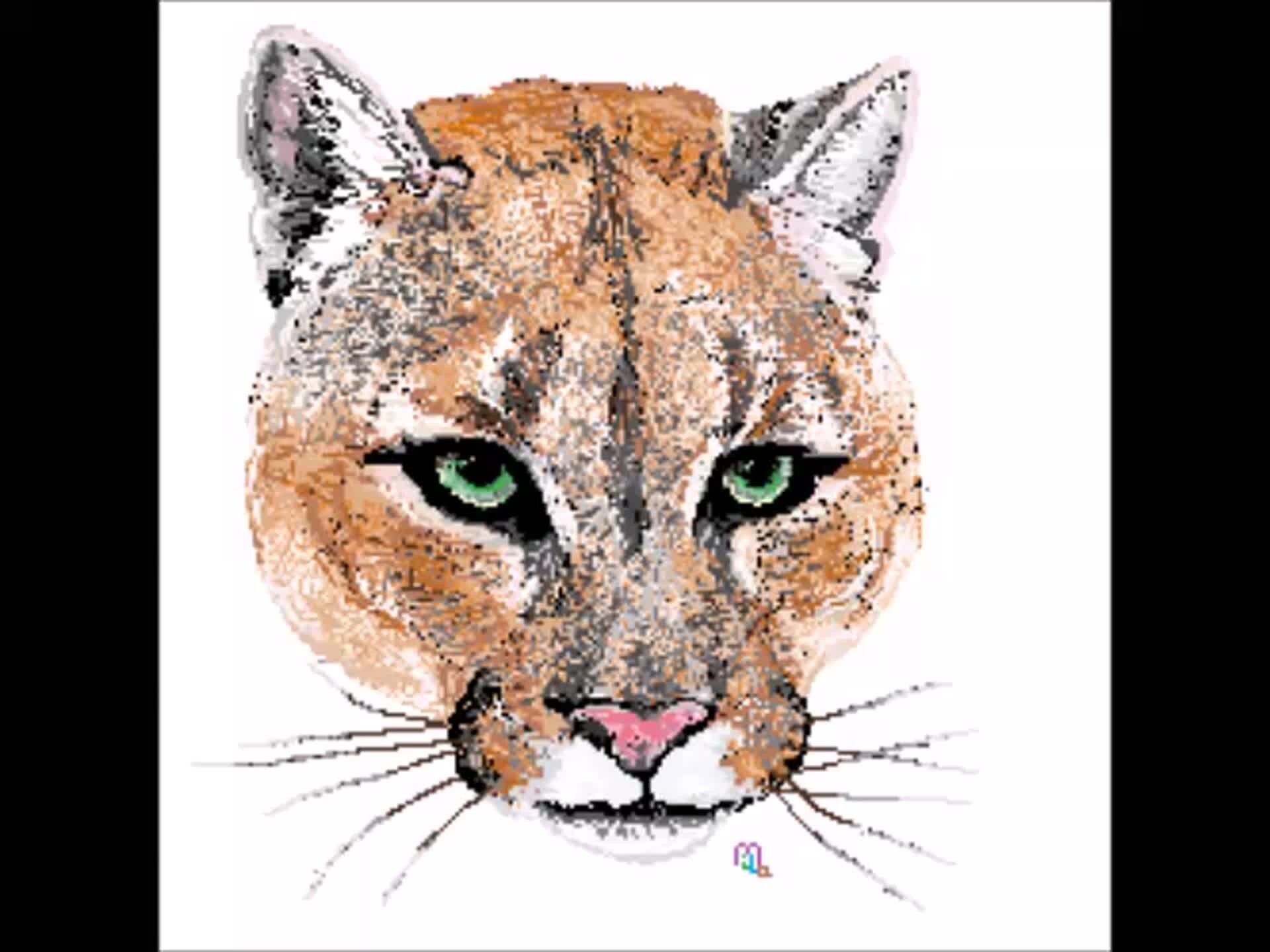 ArtStation - cabeza puma