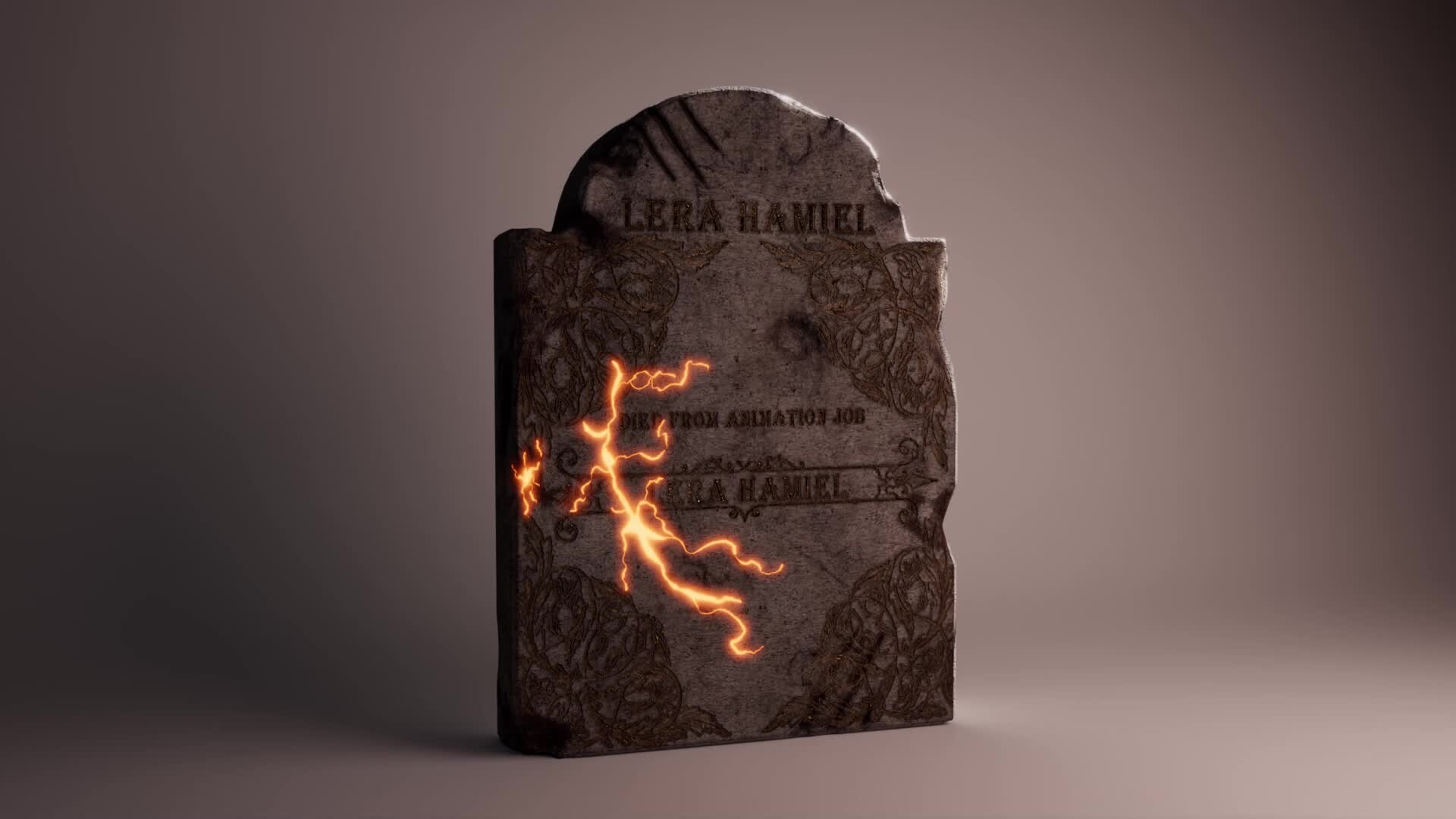 ArtStation - Headstone Turnaround