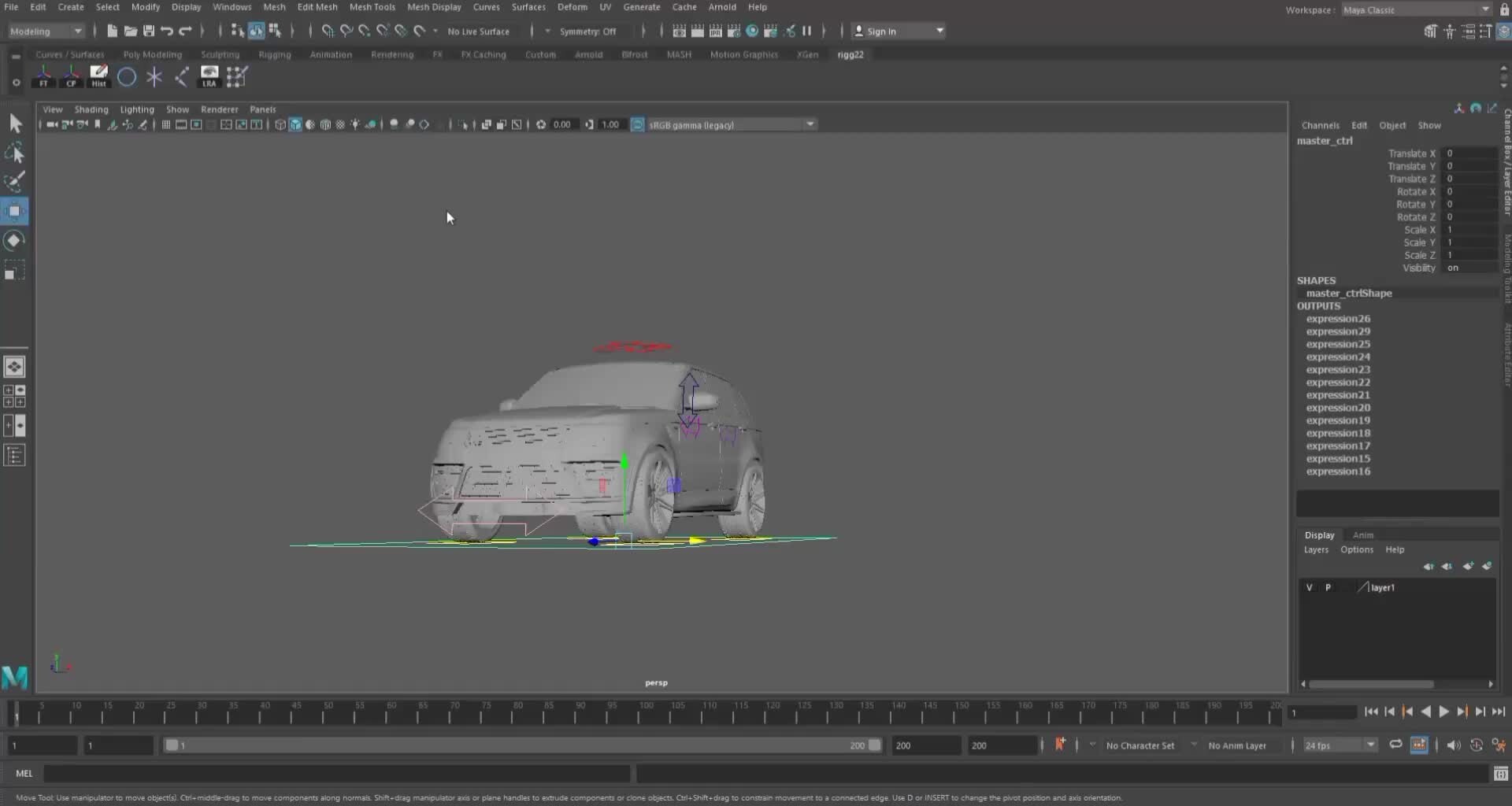 ArtStation - CAR RIGGING