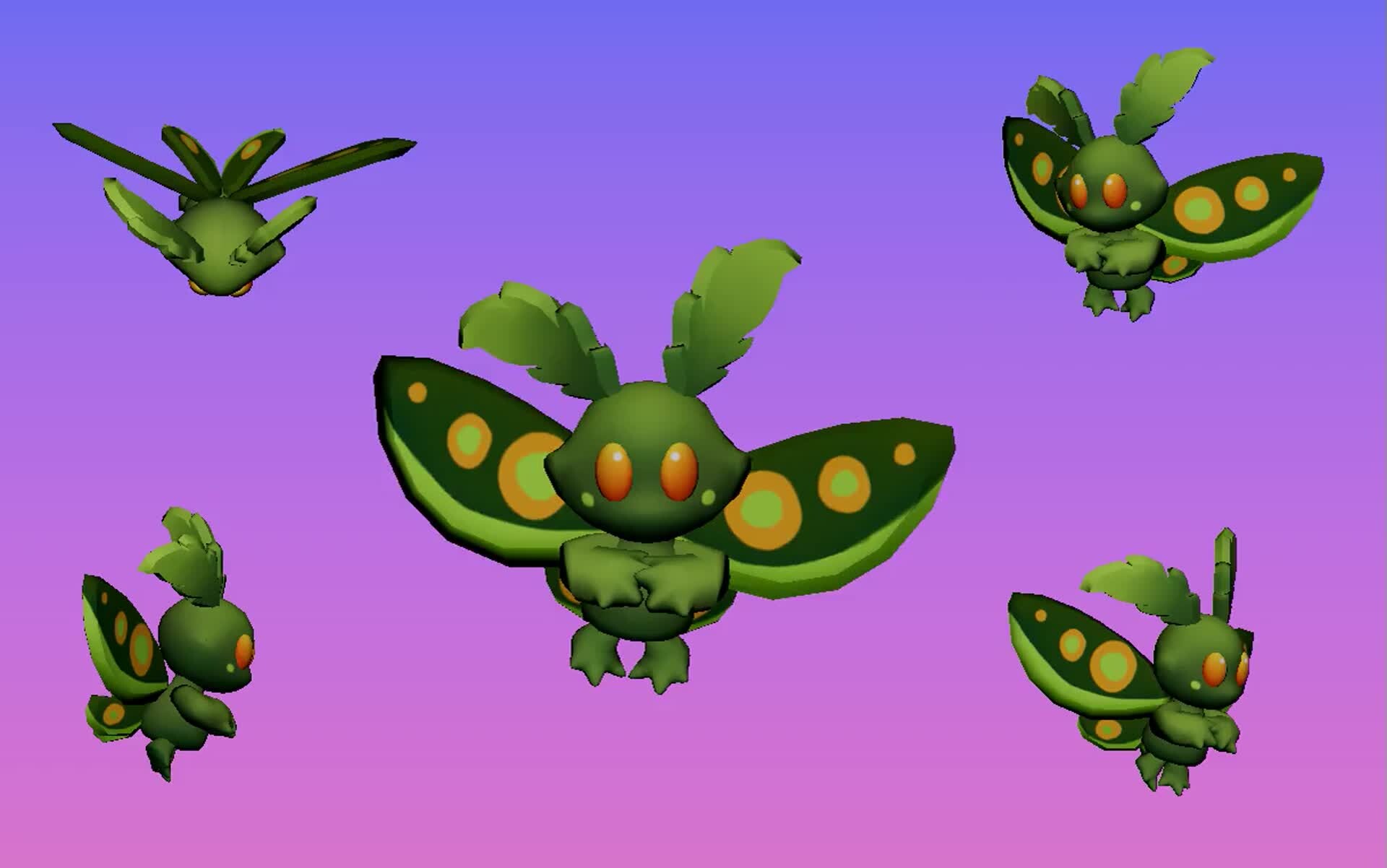 ArtStation - Cute Moth Animation Set