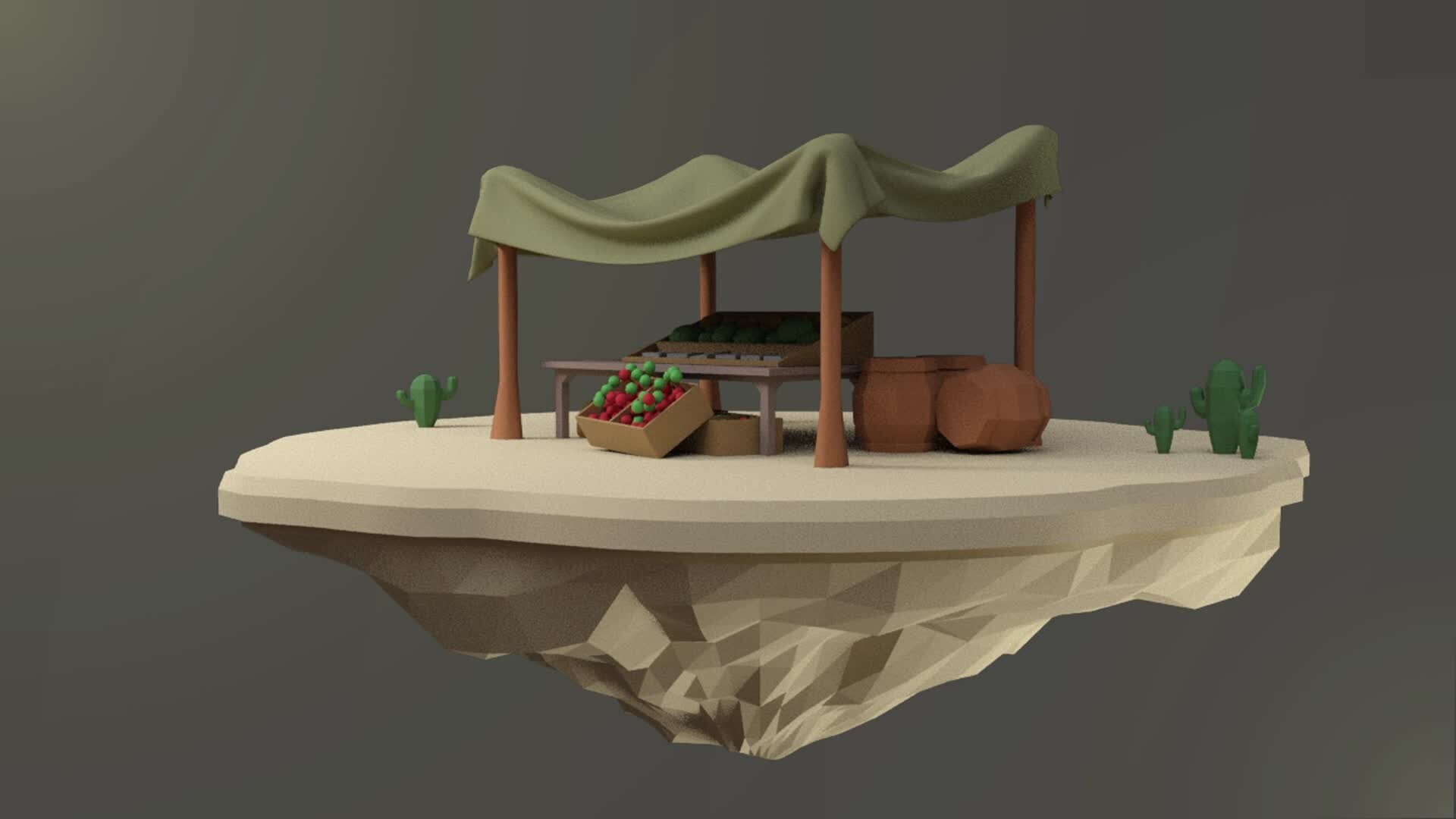 ArtStation - Low-Poly shop