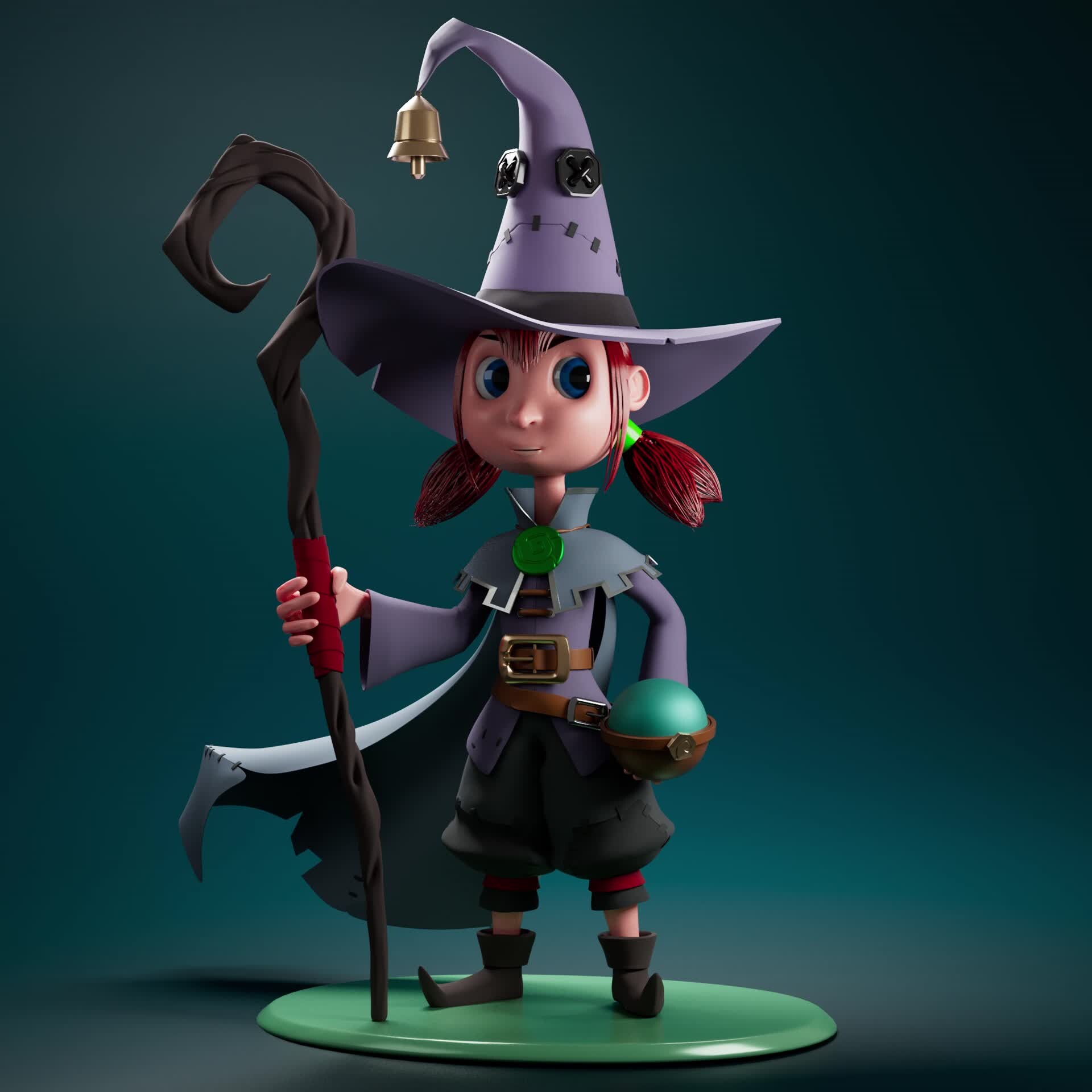 ArtStation - Girl Mage