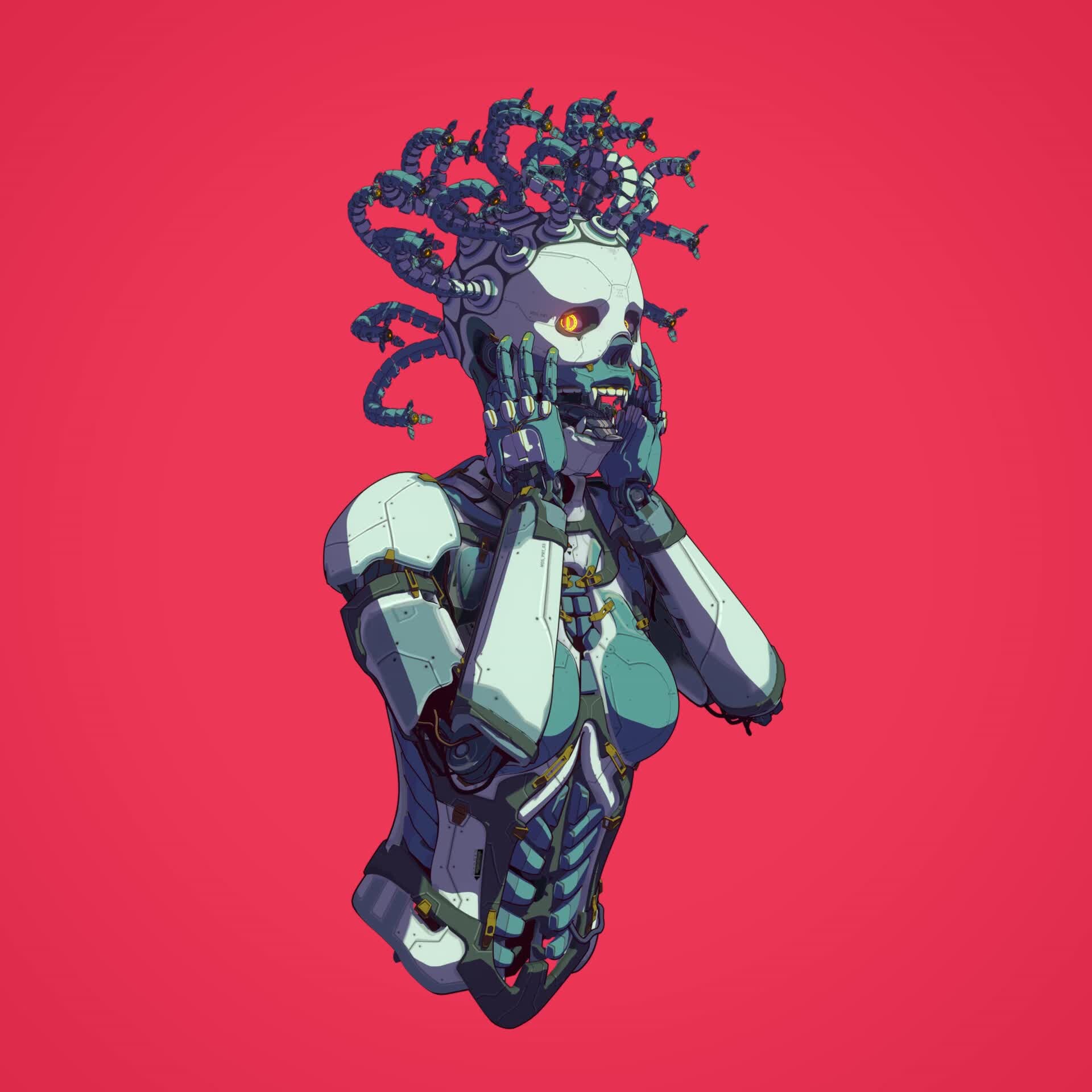 ArtStation - Mecha Medusa - Blender