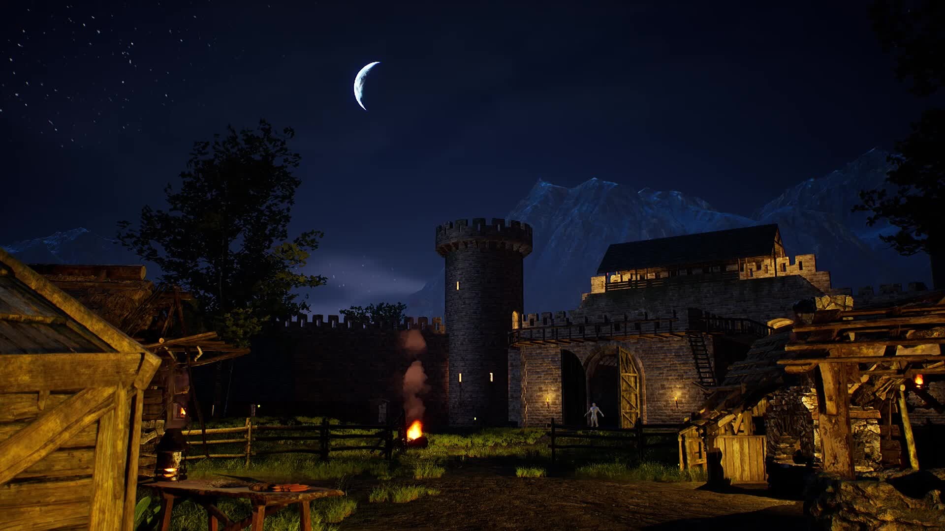 ArtStation - Castle at Night