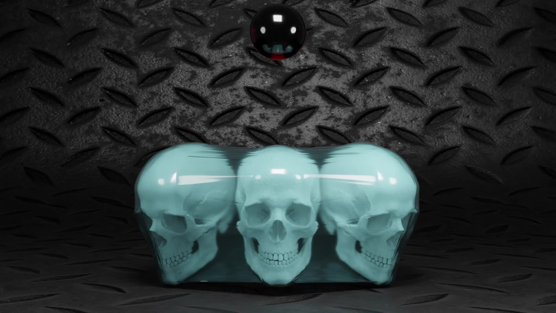 ArtStation - Bloody Skulls