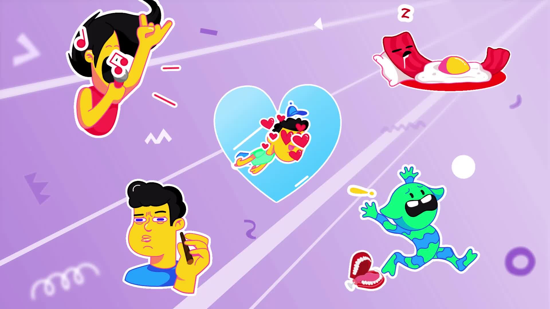 ArtStation - Coub Telegram stickers