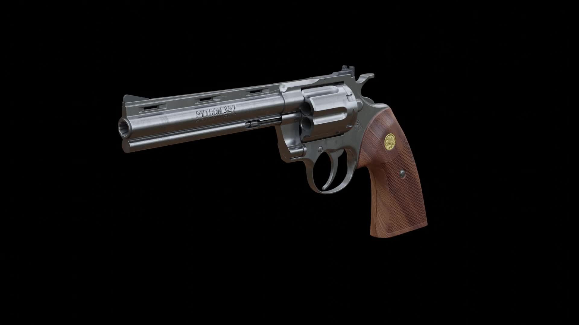 ArtStation - Revolver Colt Python