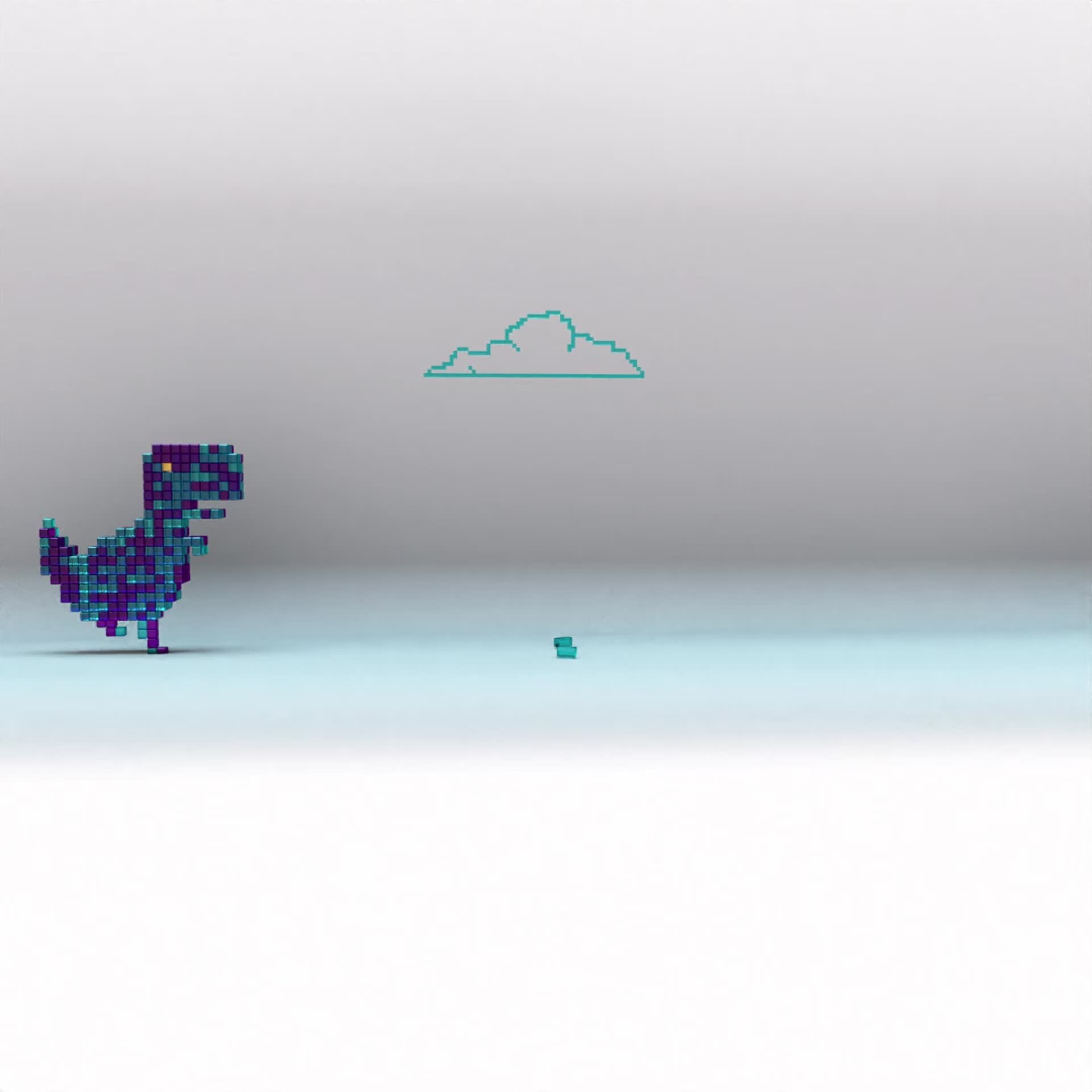 ArtStation - Dino 8-bit