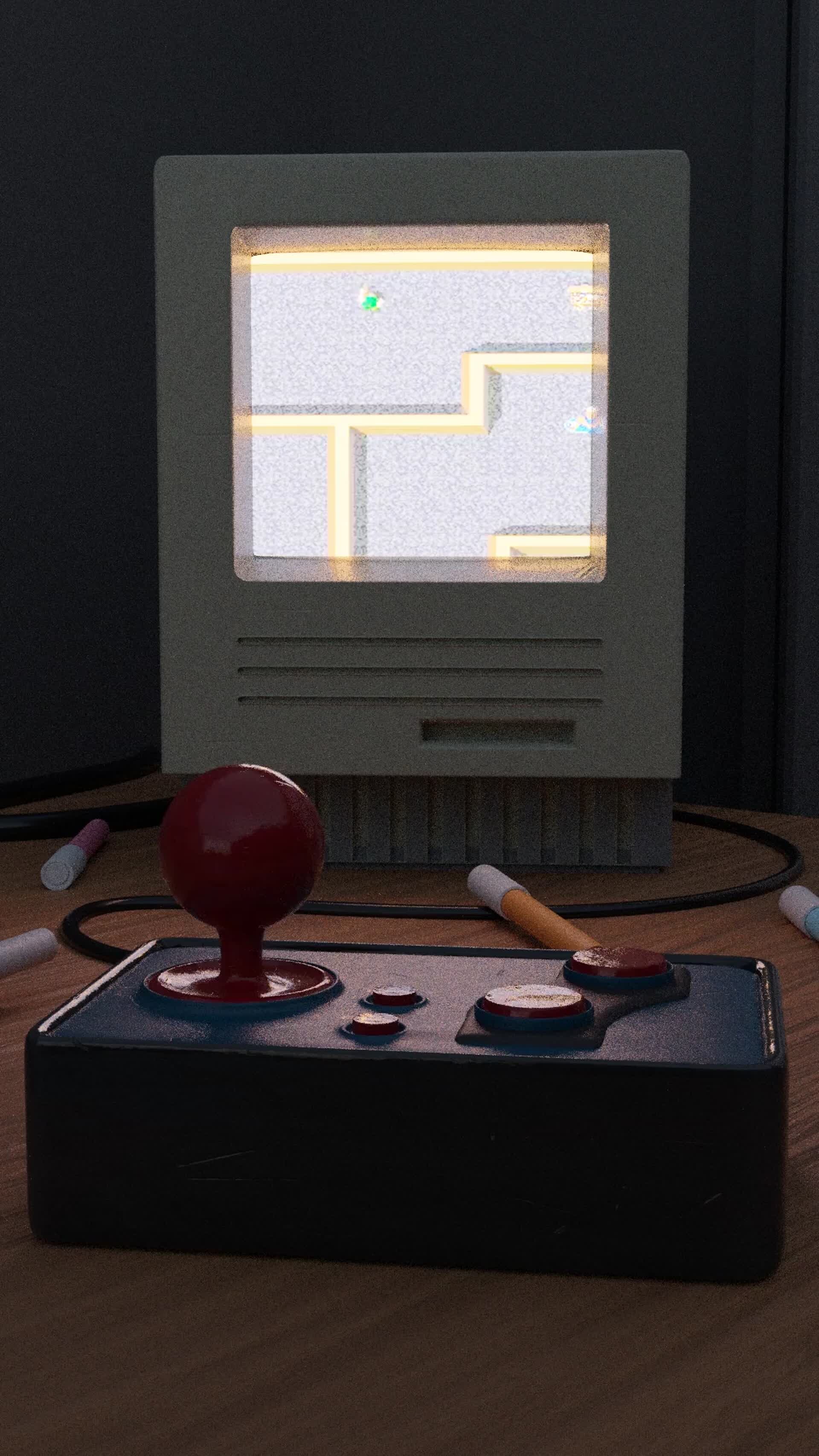 ArtStation - Retro Nostalgic Render