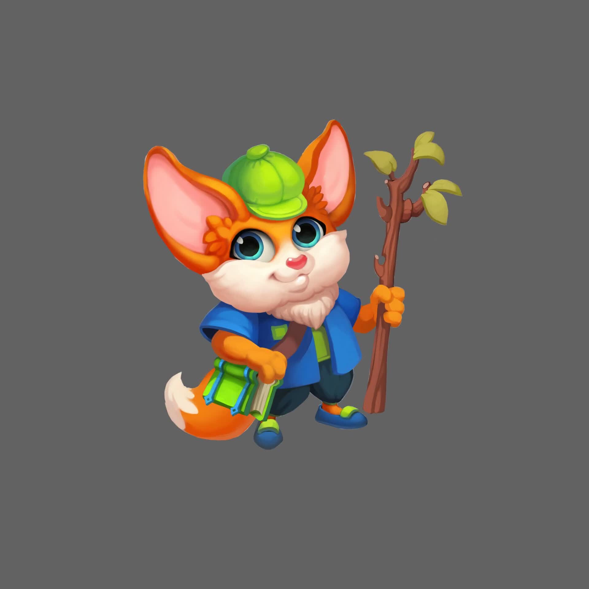 ArtStation - Character animation, pseudo-3D