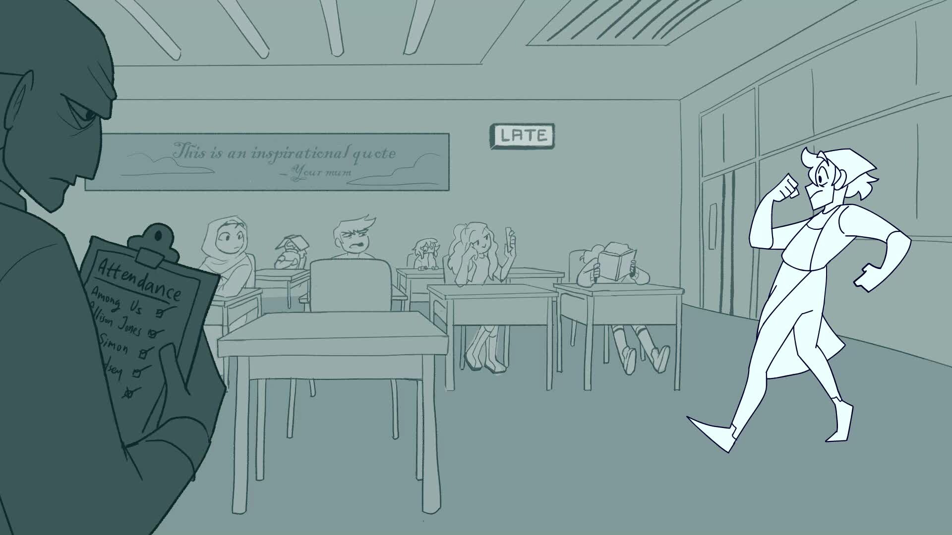 ArtStation - Walk and Sit Animation