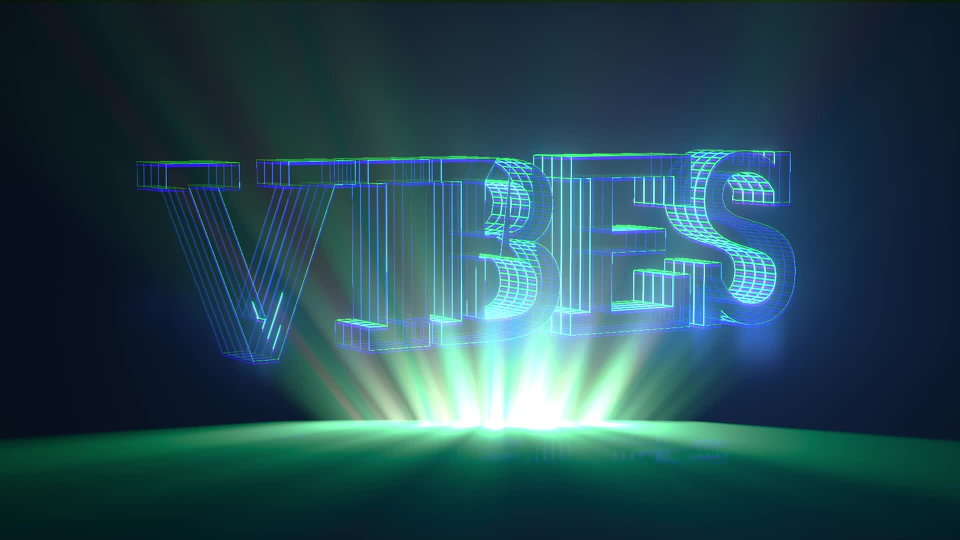 ArtStation - 'VIBES' - 3D Animated Text