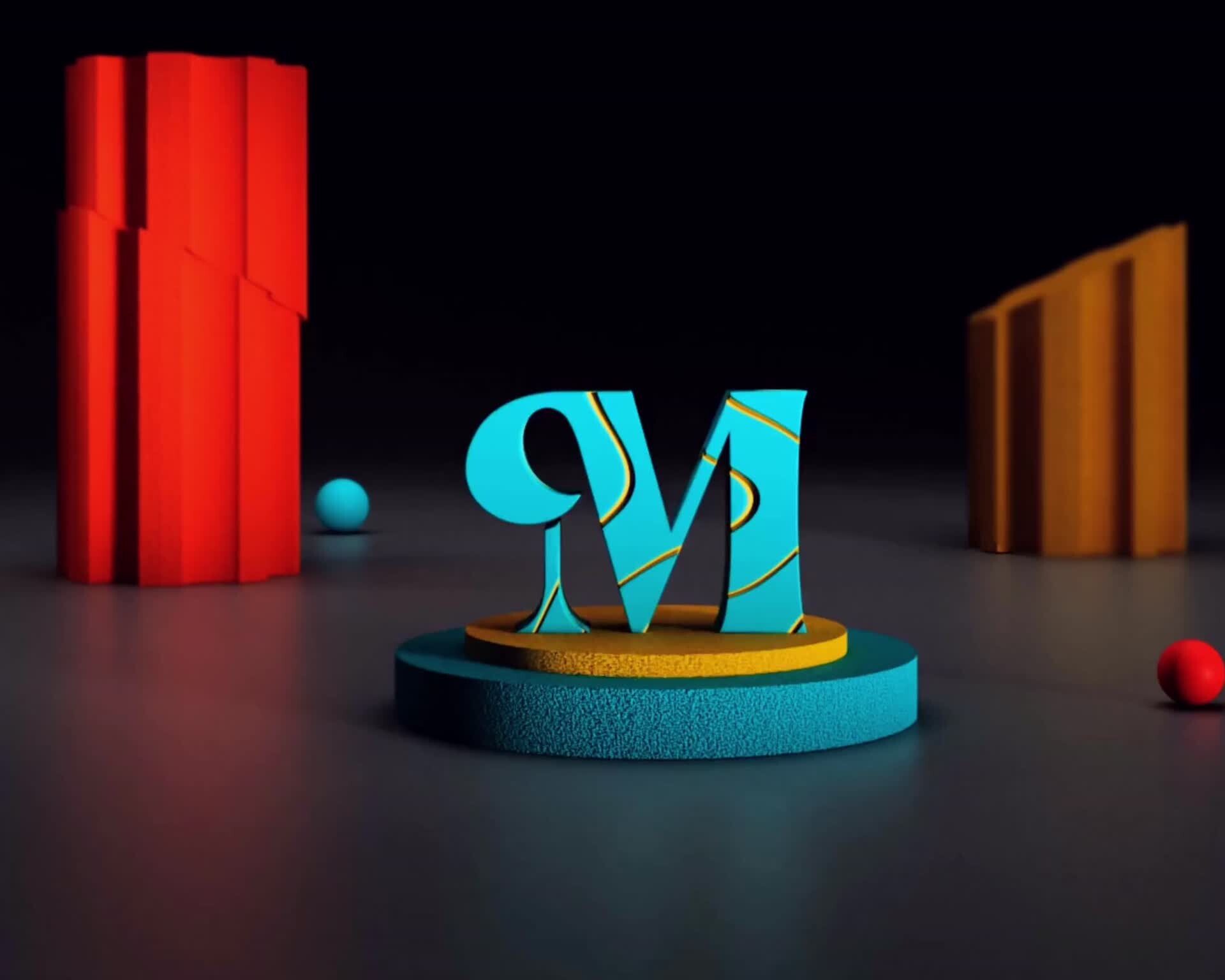 ArtStation - Band logo with some simple objects