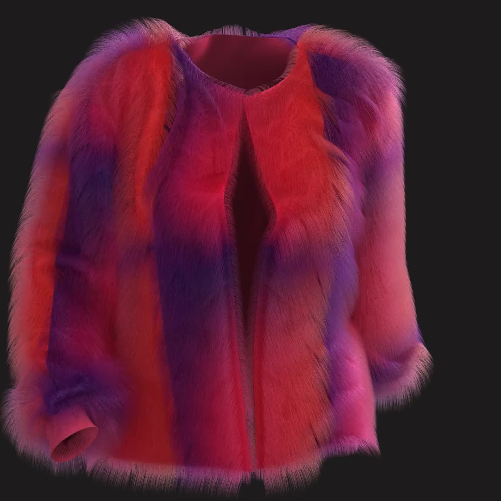 ArtStation - FLUFFY FUR COAT