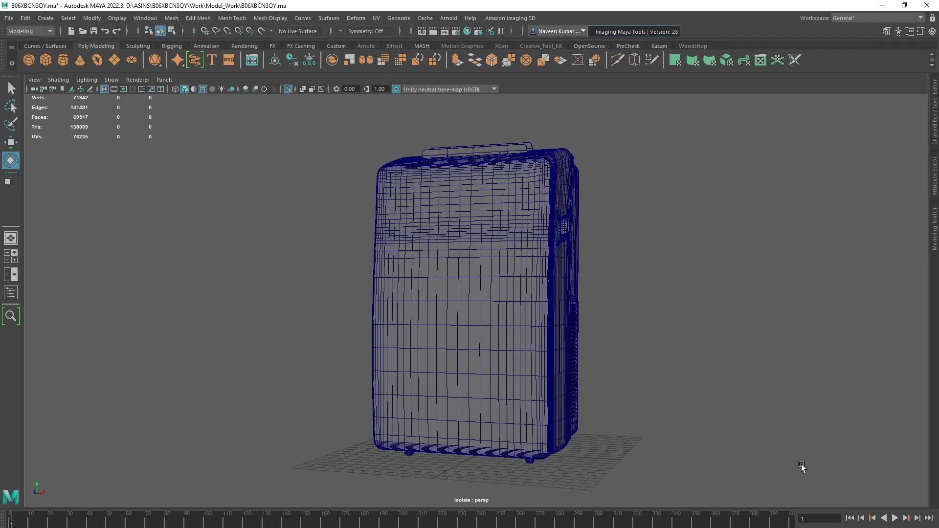 ArtStation - 3d model mesh flow