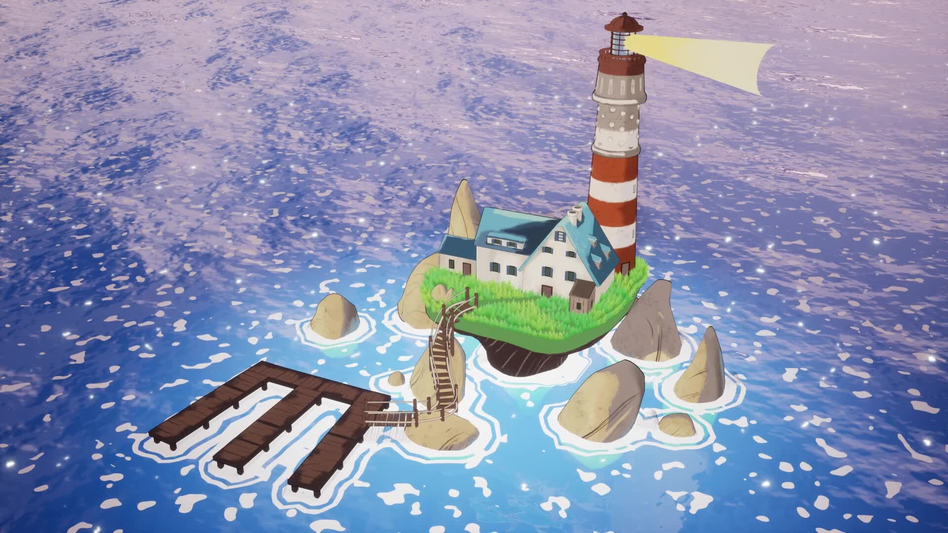 ArtStation - Lonesome Lighthouse (WIP)