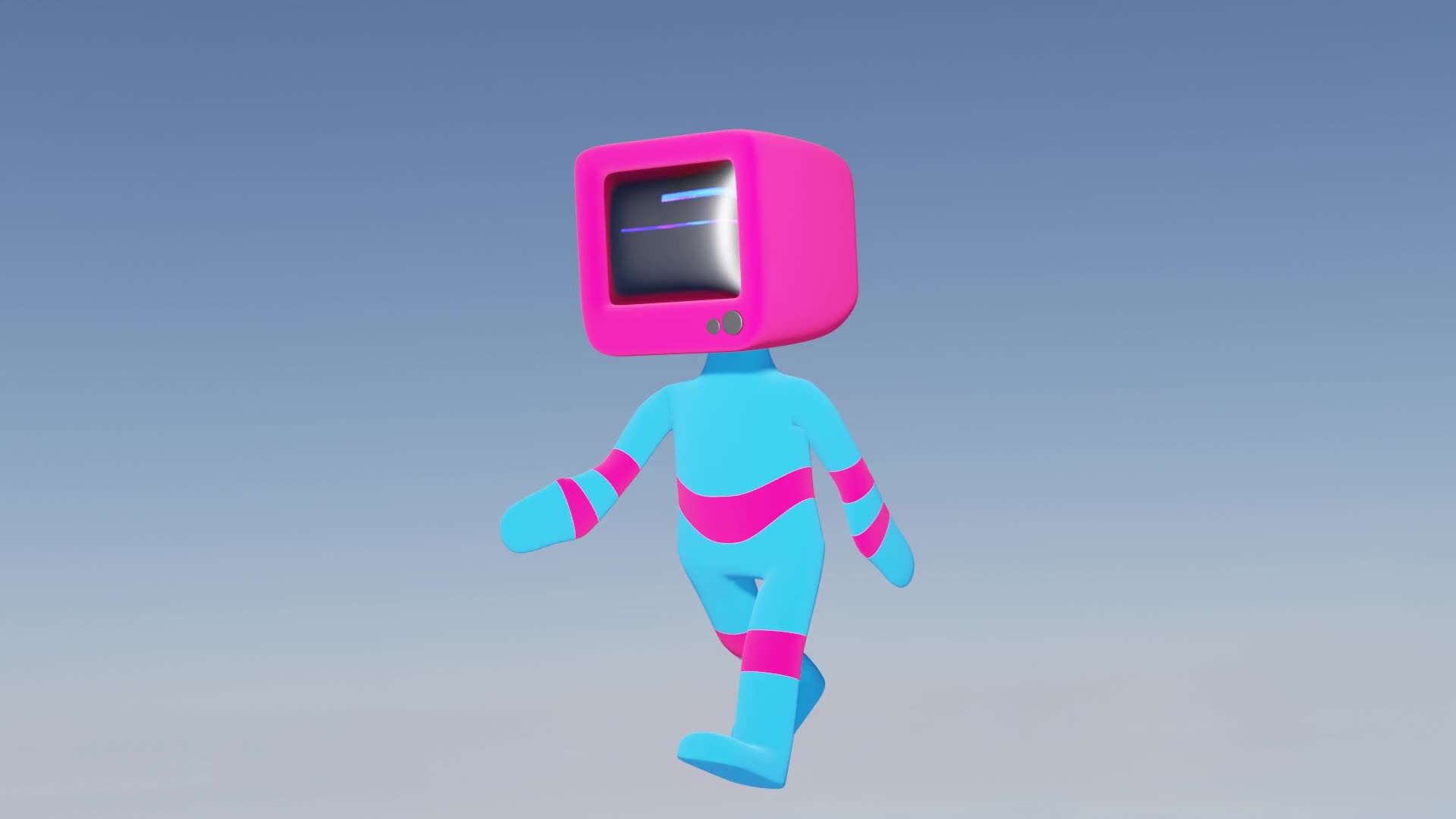 ArtStation - TV Head Human - Animation