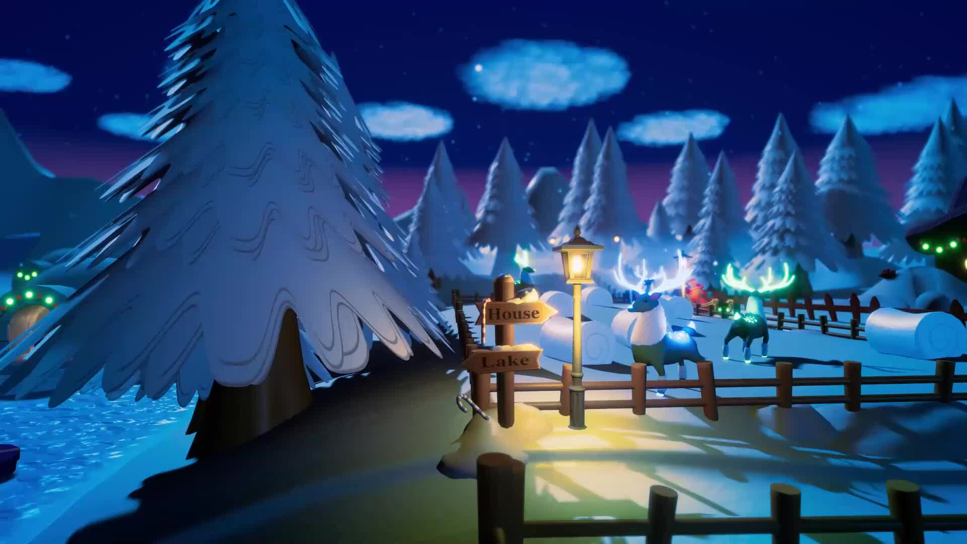 ArtStation - Road to house Christmas ( Unity URP )