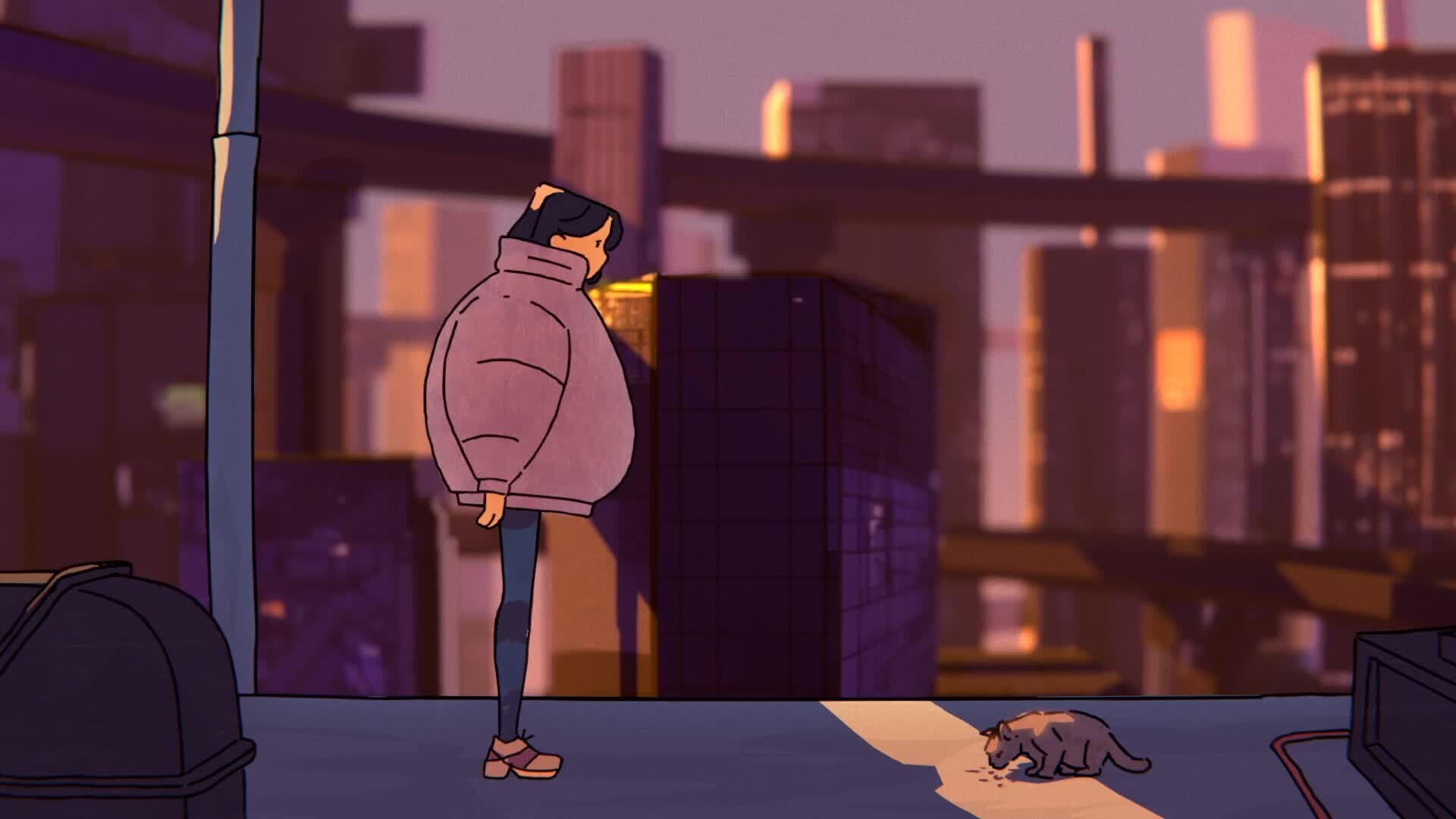 ArtStation - feeding pidgeons and other creatures