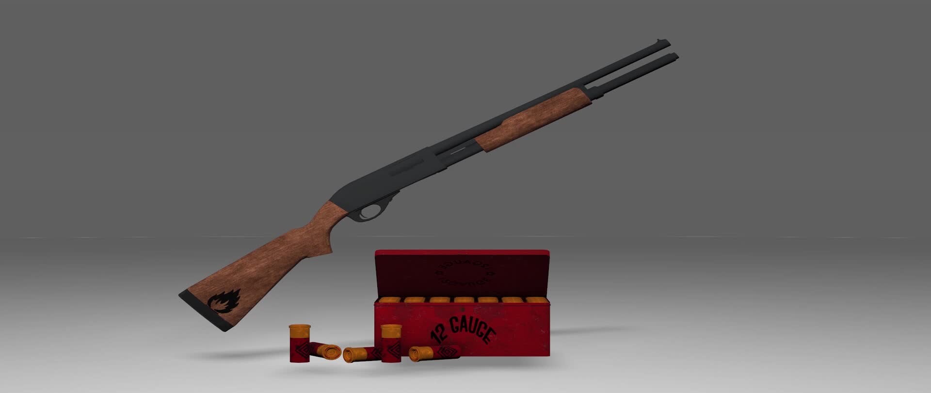 ArtStation - 3D Modelling Shotgun S1897