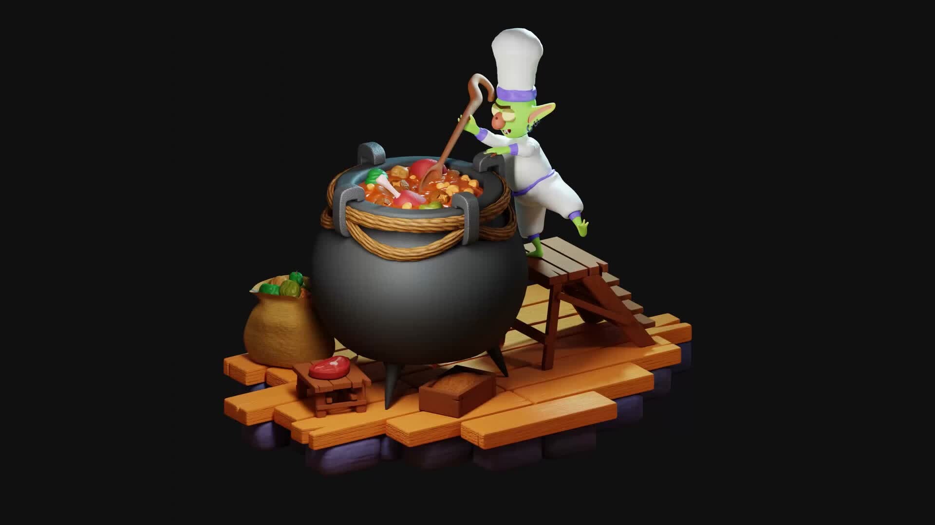 ArtStation - "Goblin Cook"