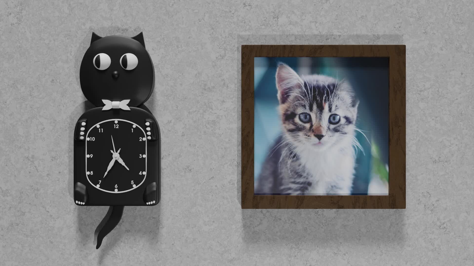 ArtStation - Cat Clock