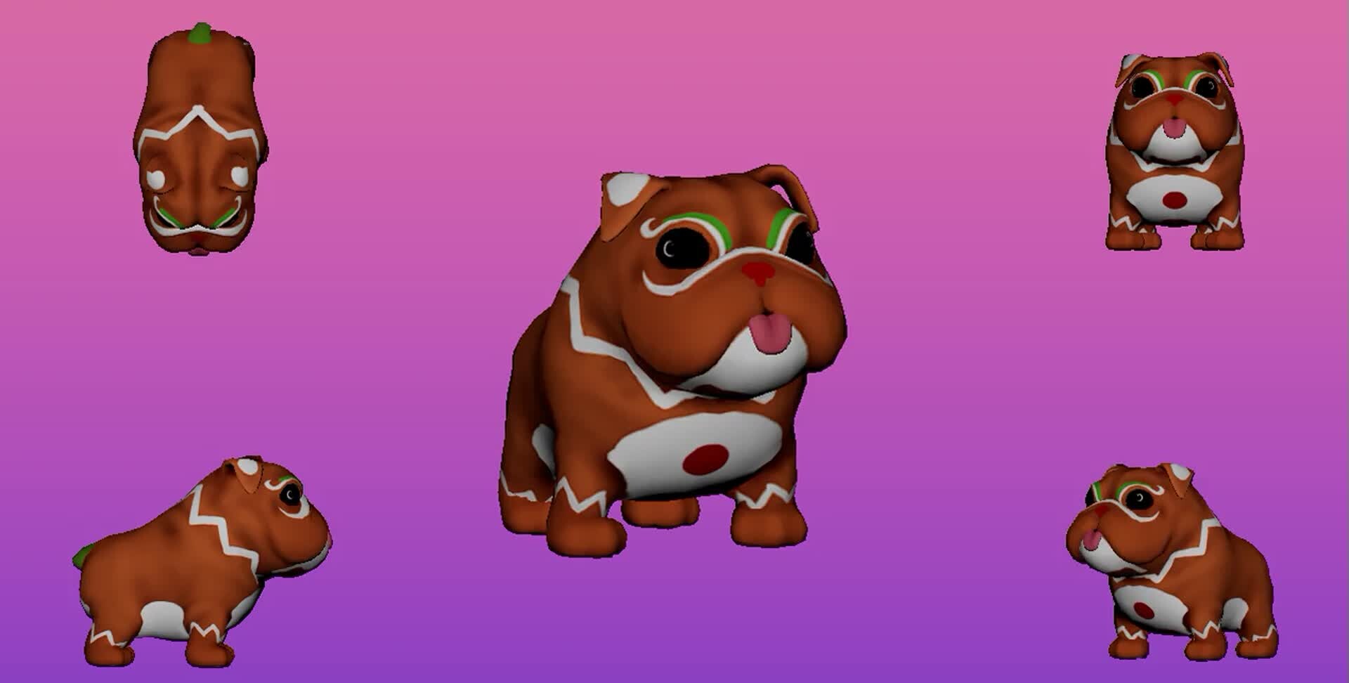 ArtStation - Cute Bulldog Animation Set