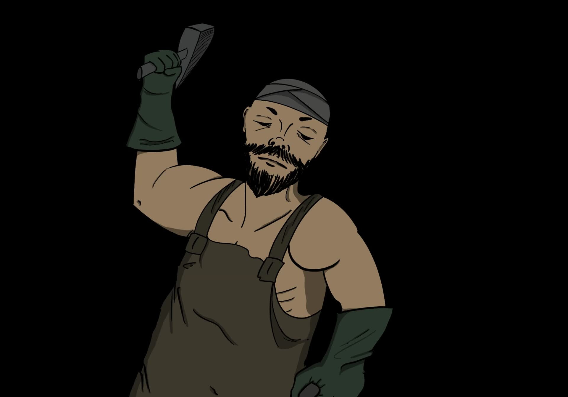 ArtStation - Blacksmith Animation