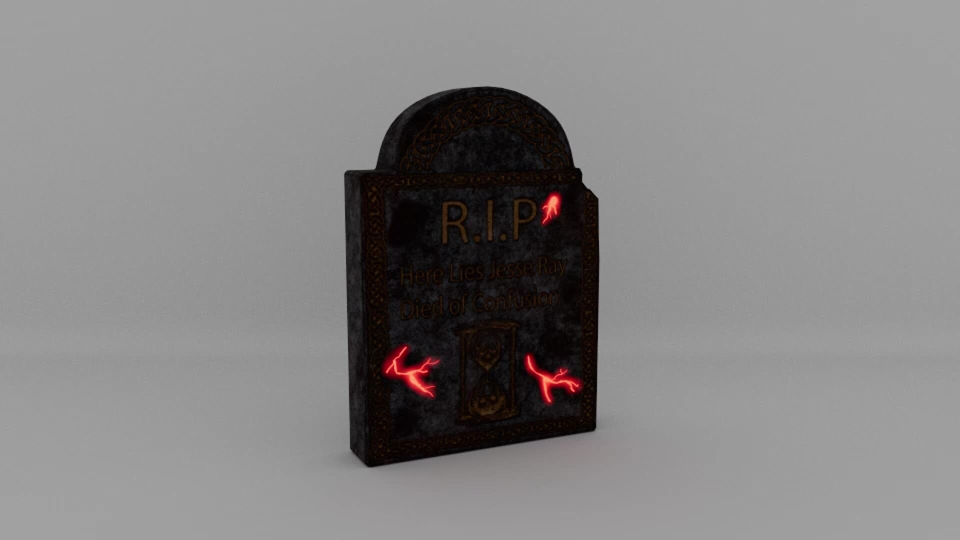 ArtStation - Headstone Series 3D modeling