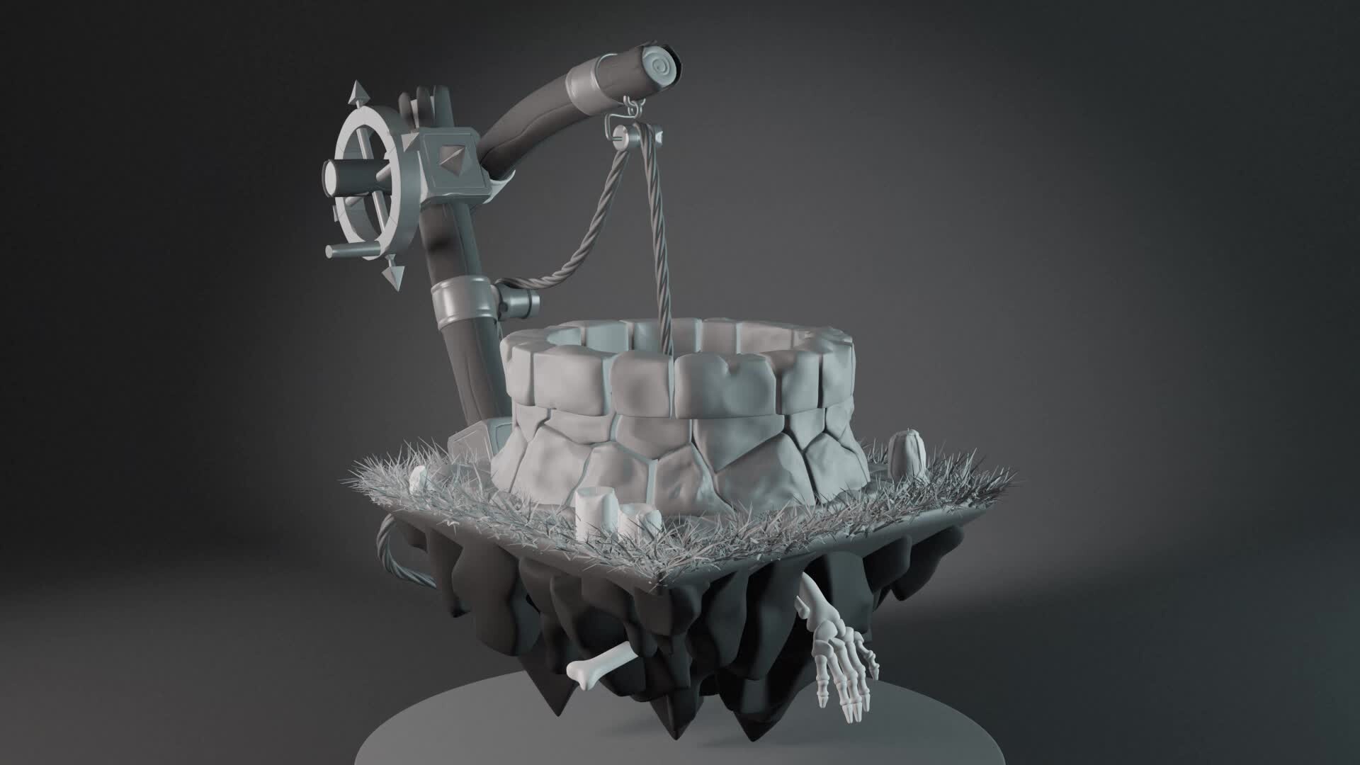 ArtStation - Well 3D Modelisation